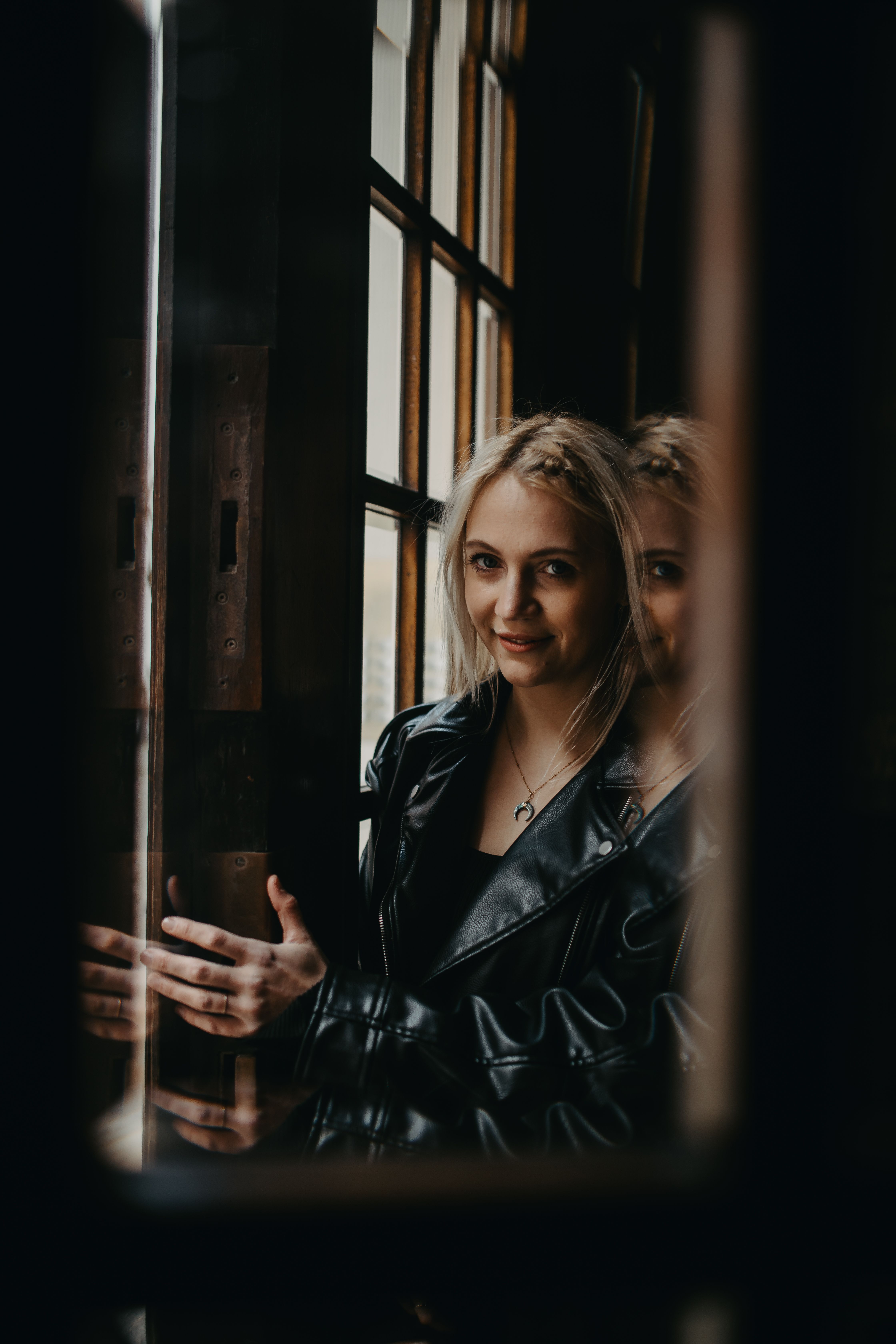 Blonde Woman by the Window in Shadow · Free Stock Photo