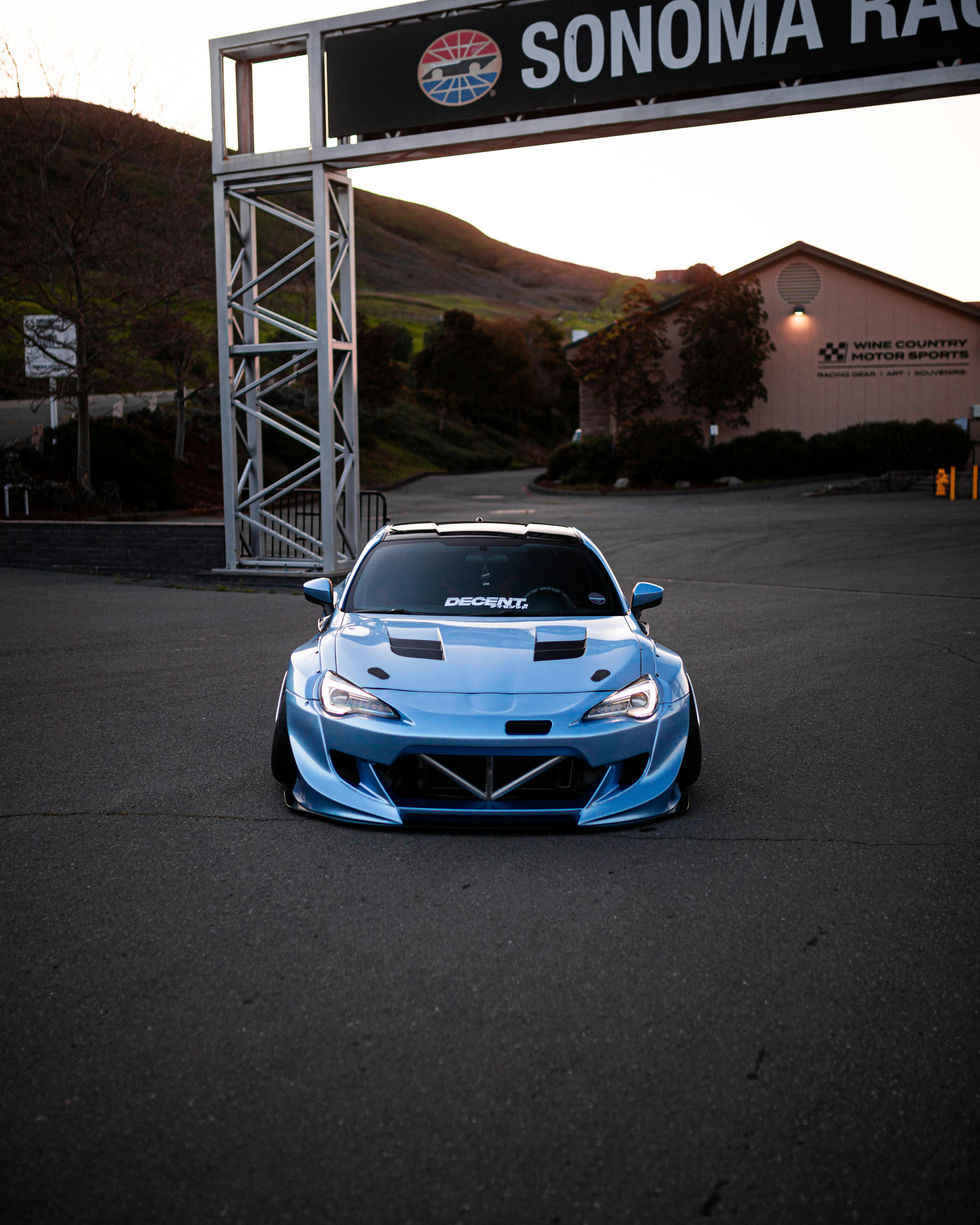Racing Toyota GT86 at Sonoma Raceway in USA · Free Stock Photo