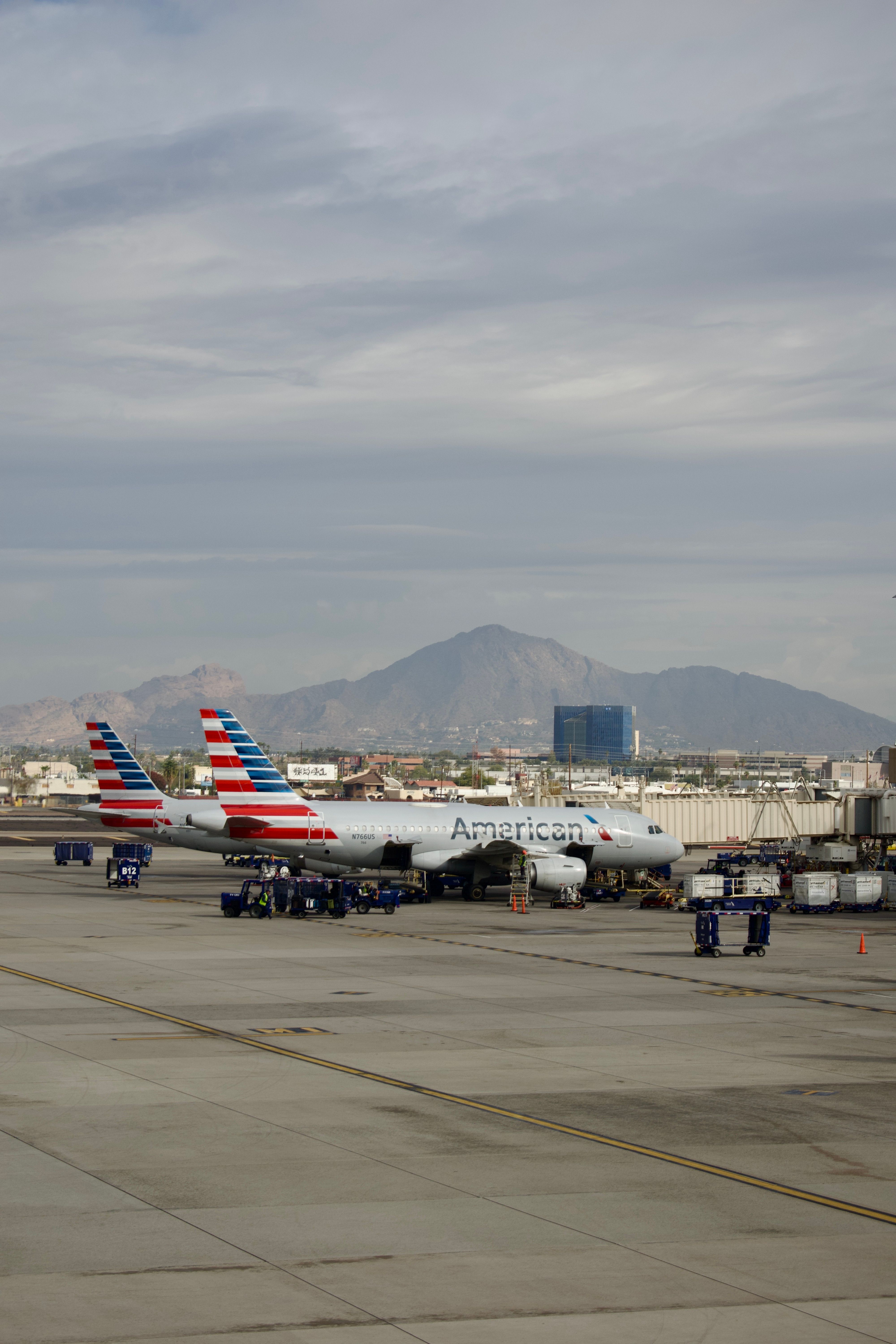 Airplanes on Tarmac at Airport · Free Stock Photo
