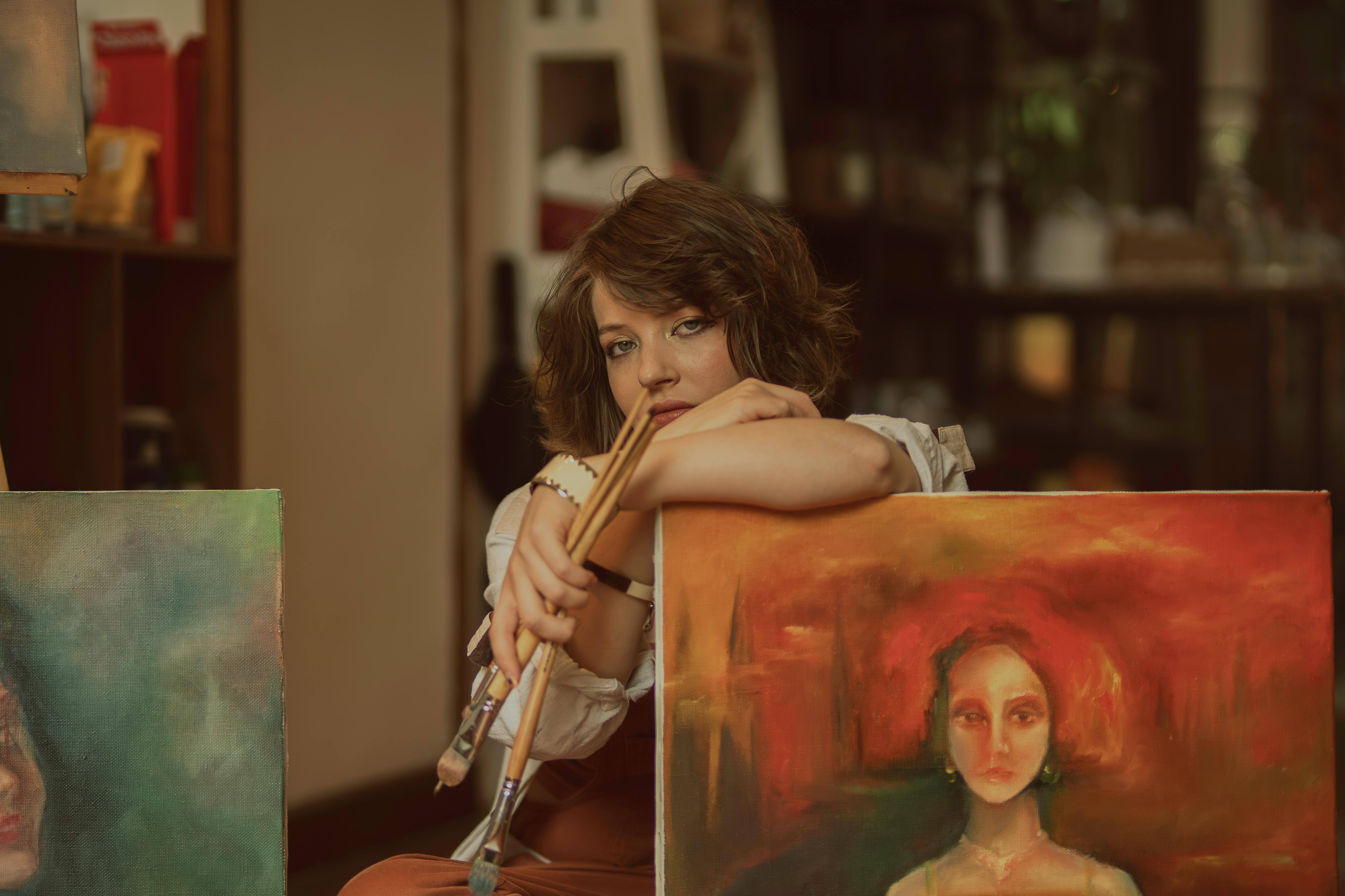 Portrait Style Painting Photos, Download The BEST Free Portrait Style ...