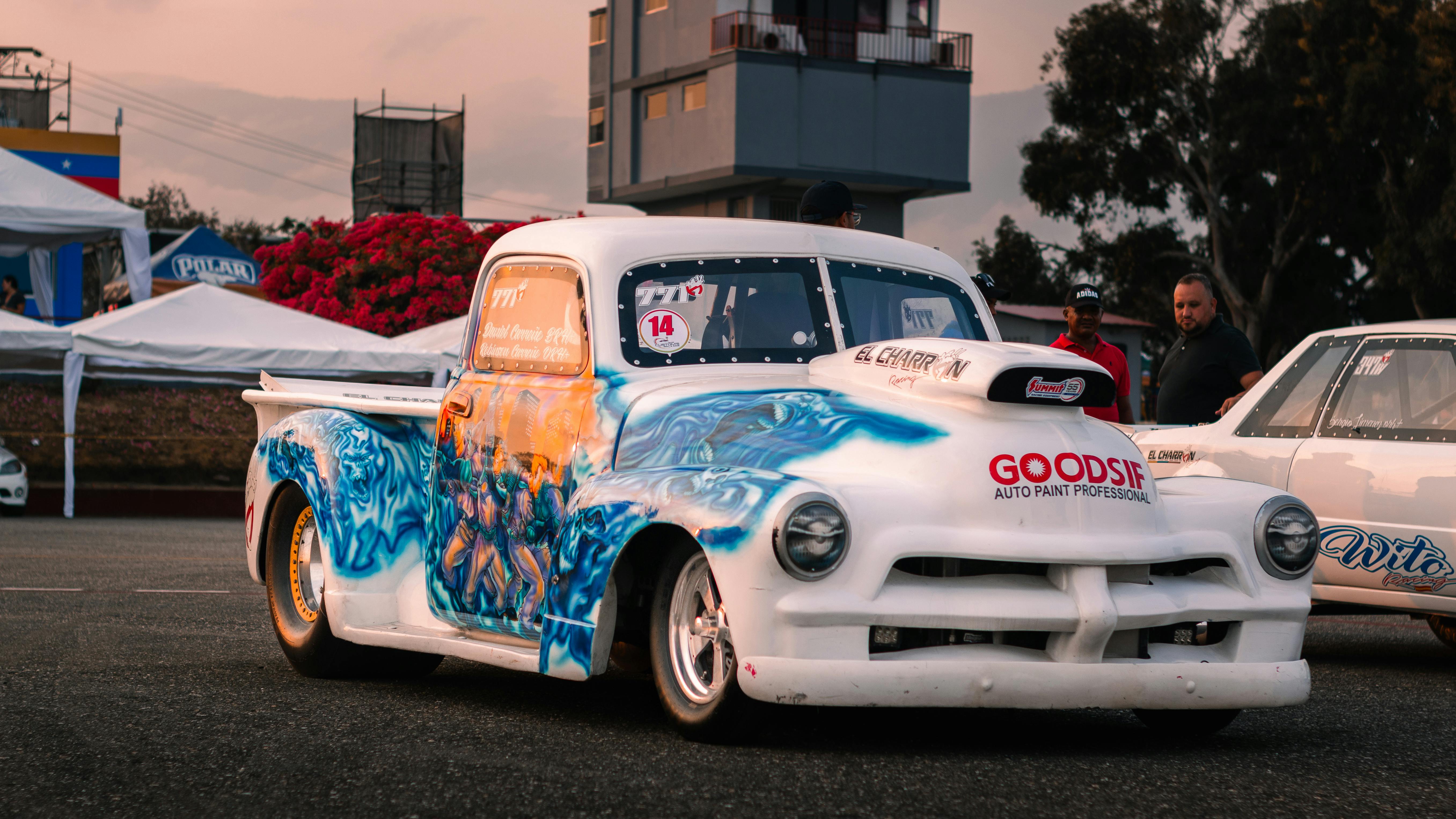 Classic Pickup Truck Converted into a Hot Rod · Free Stock Photo