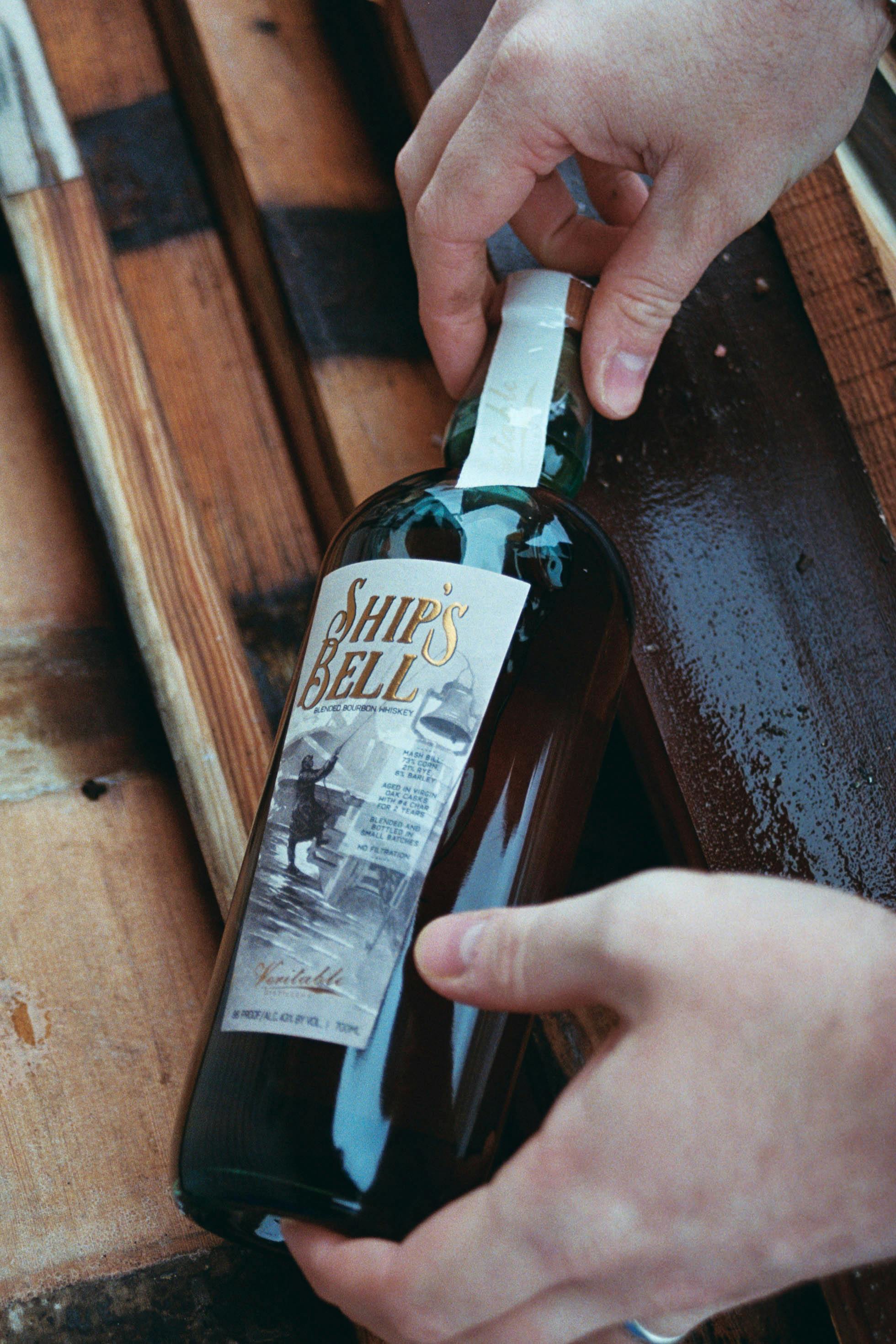 Ships Bell Bourbon Bottle · Free Stock Photo