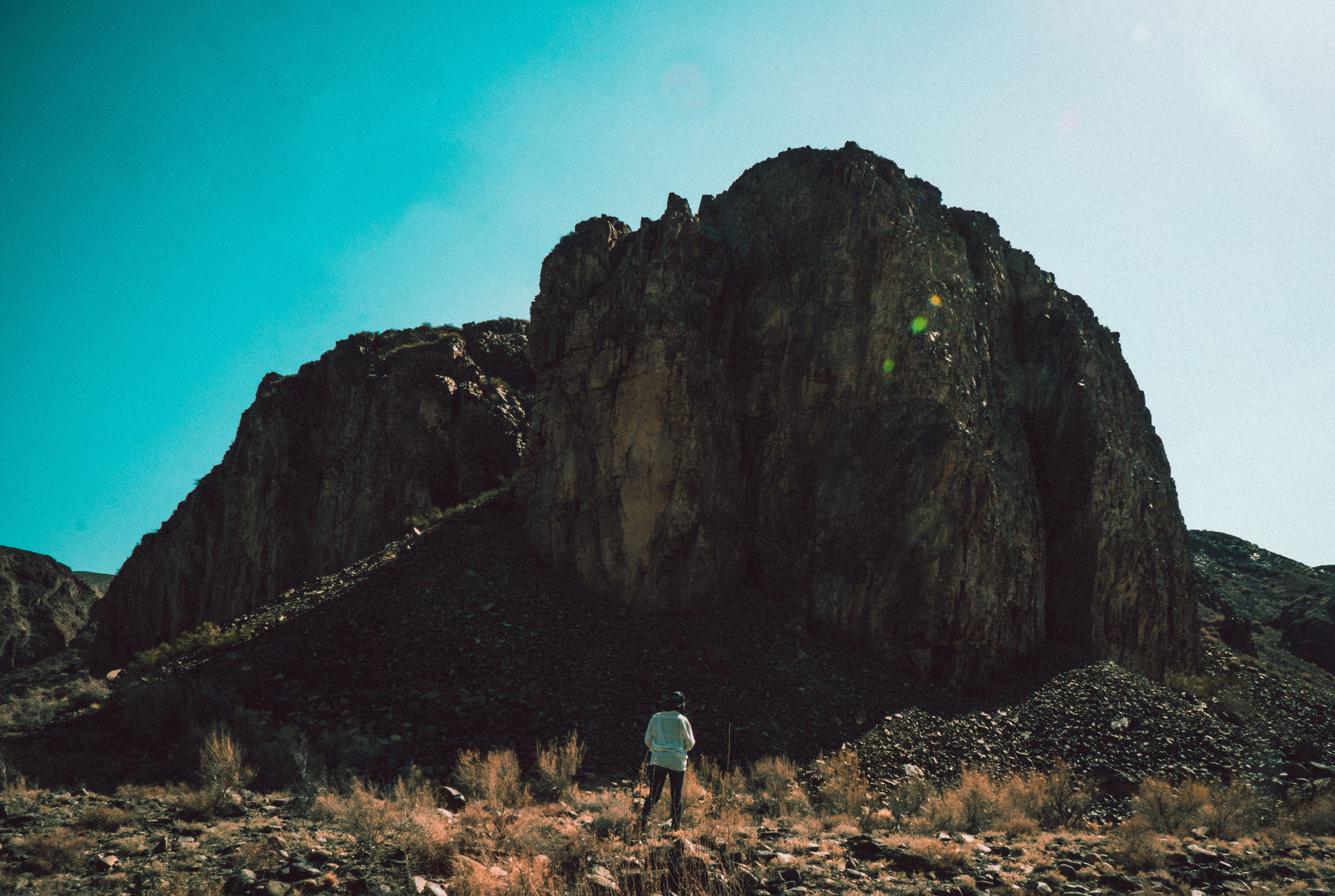 Wide Angle Photo of Mountains · Free Stock Photo