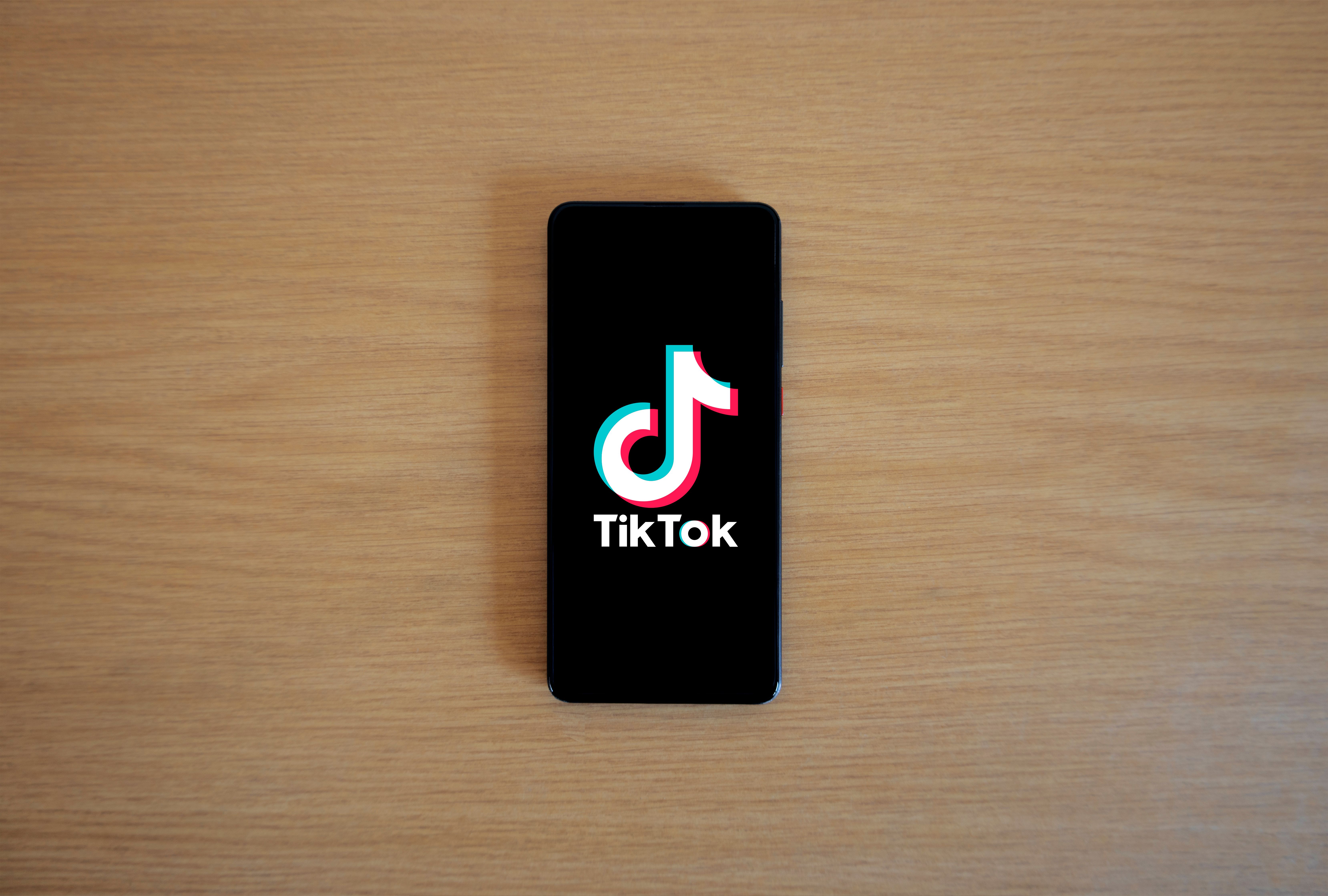 Phone Tik Tok logo · Free Stock Photo