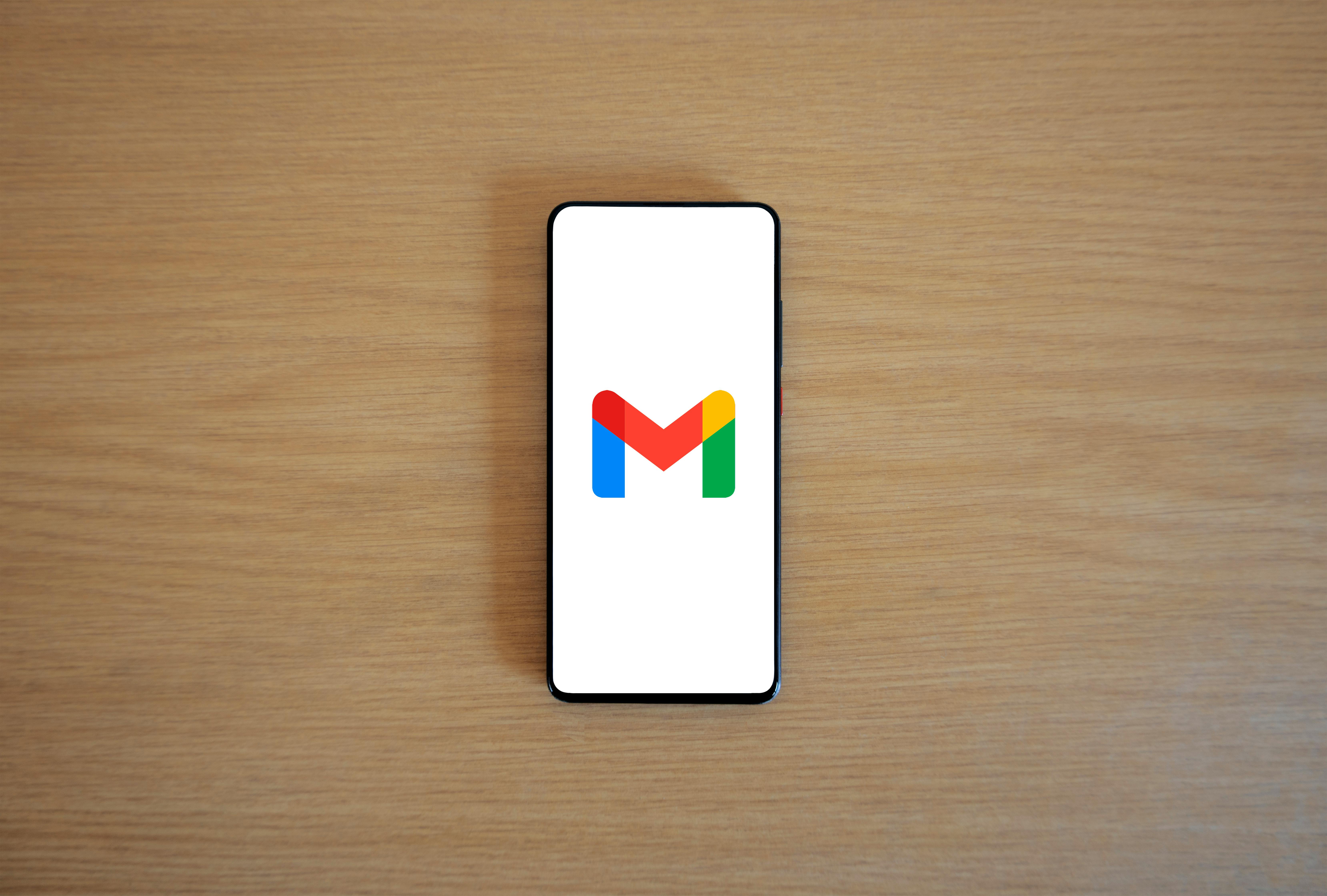 Gmail Logo on Smartphone · Free Stock Photo