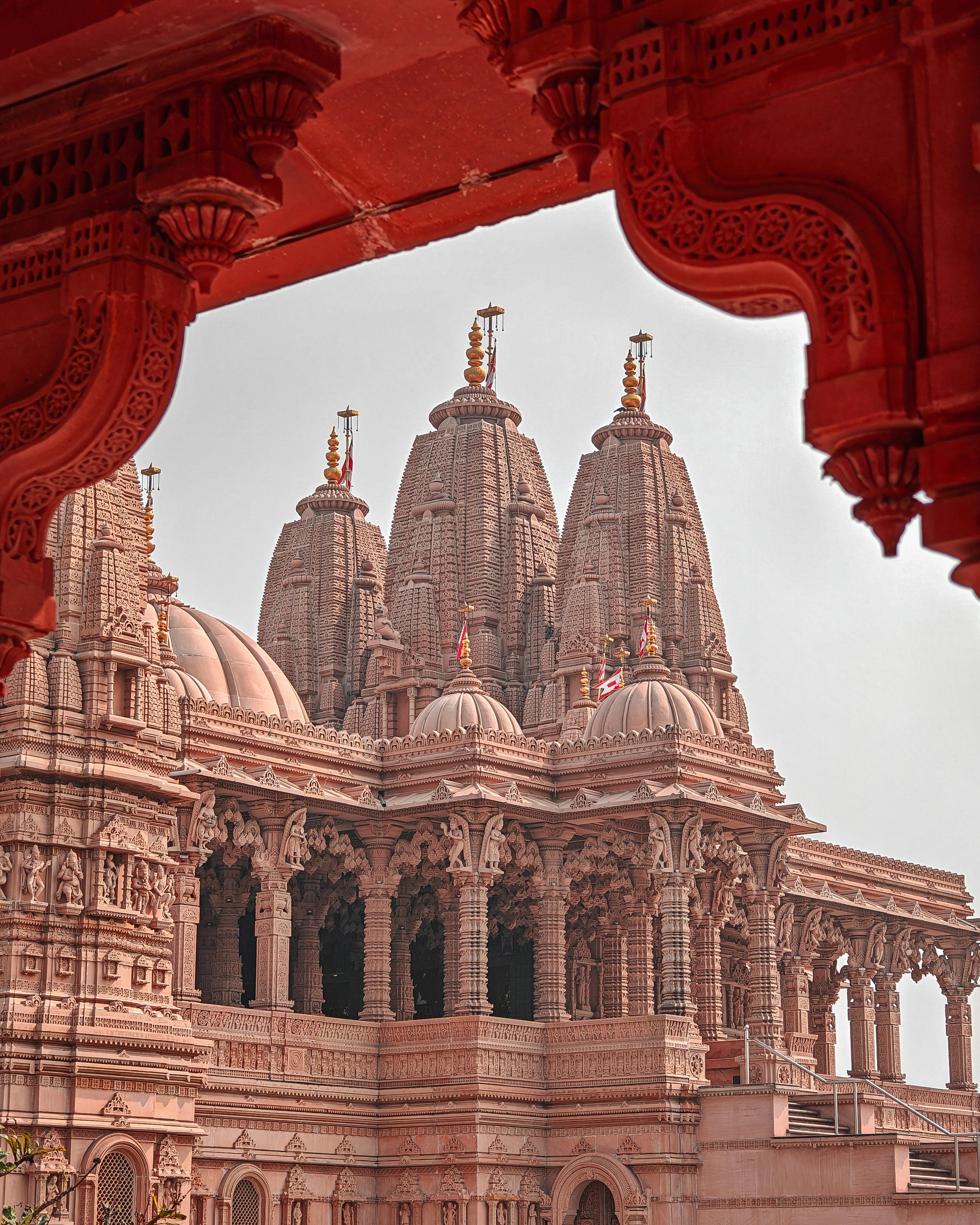 Ornamented Hindu Temple Building · Free Stock Photo
