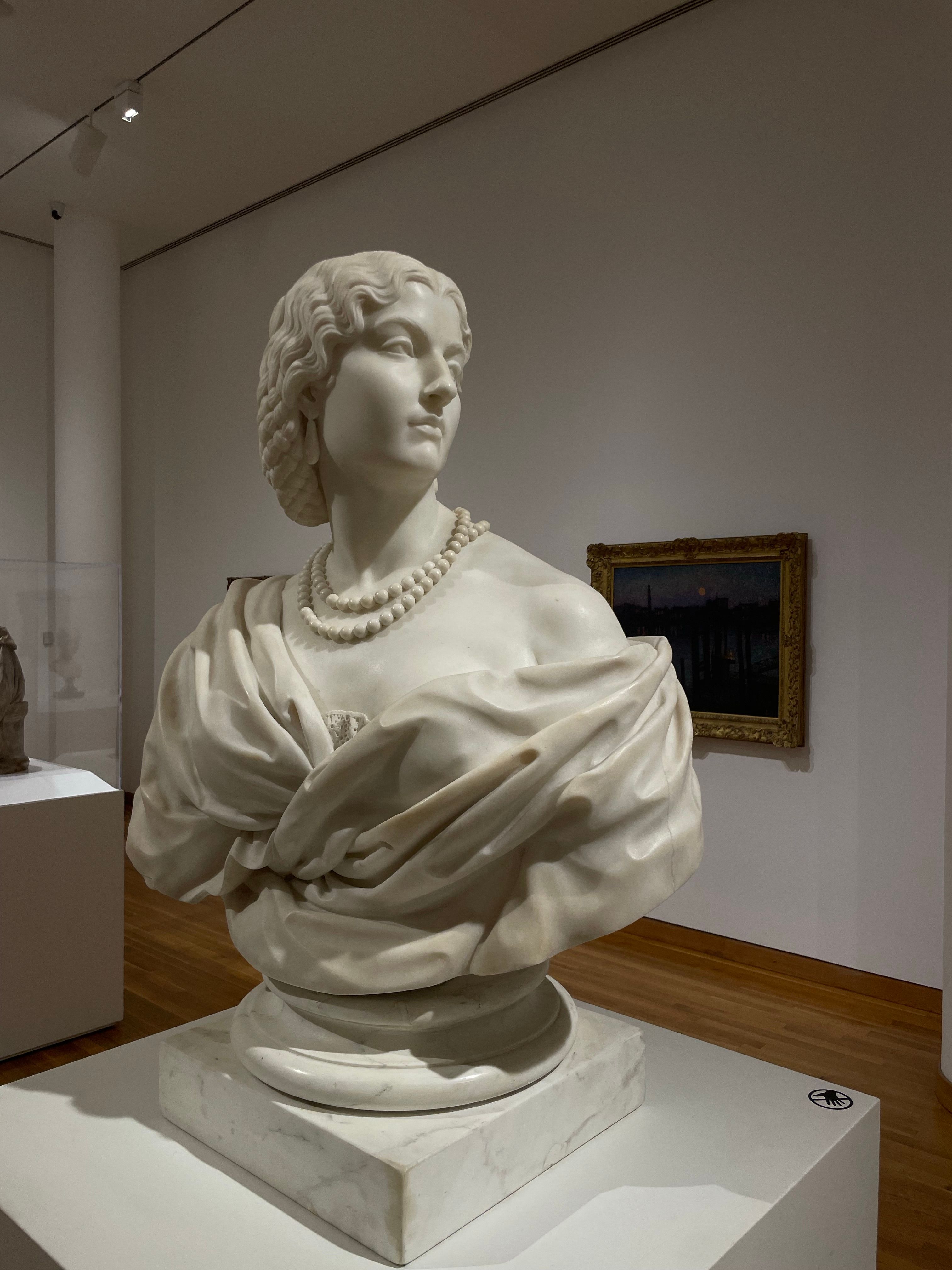 A bust of a woman in a museum · Free Stock Photo