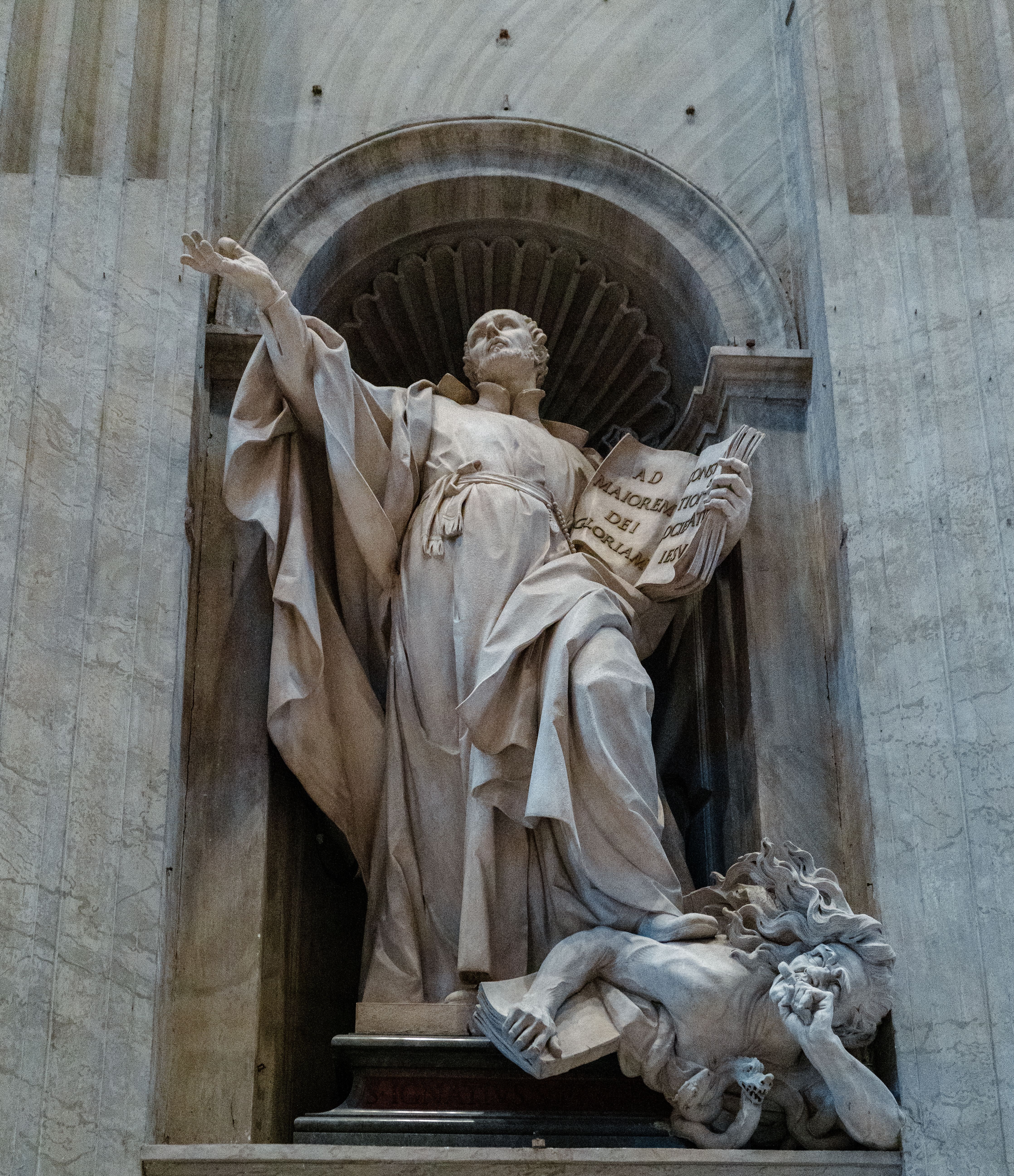 Statue of San Filippo Neri in Basilica of Saint Peter in Rome, Italy ...