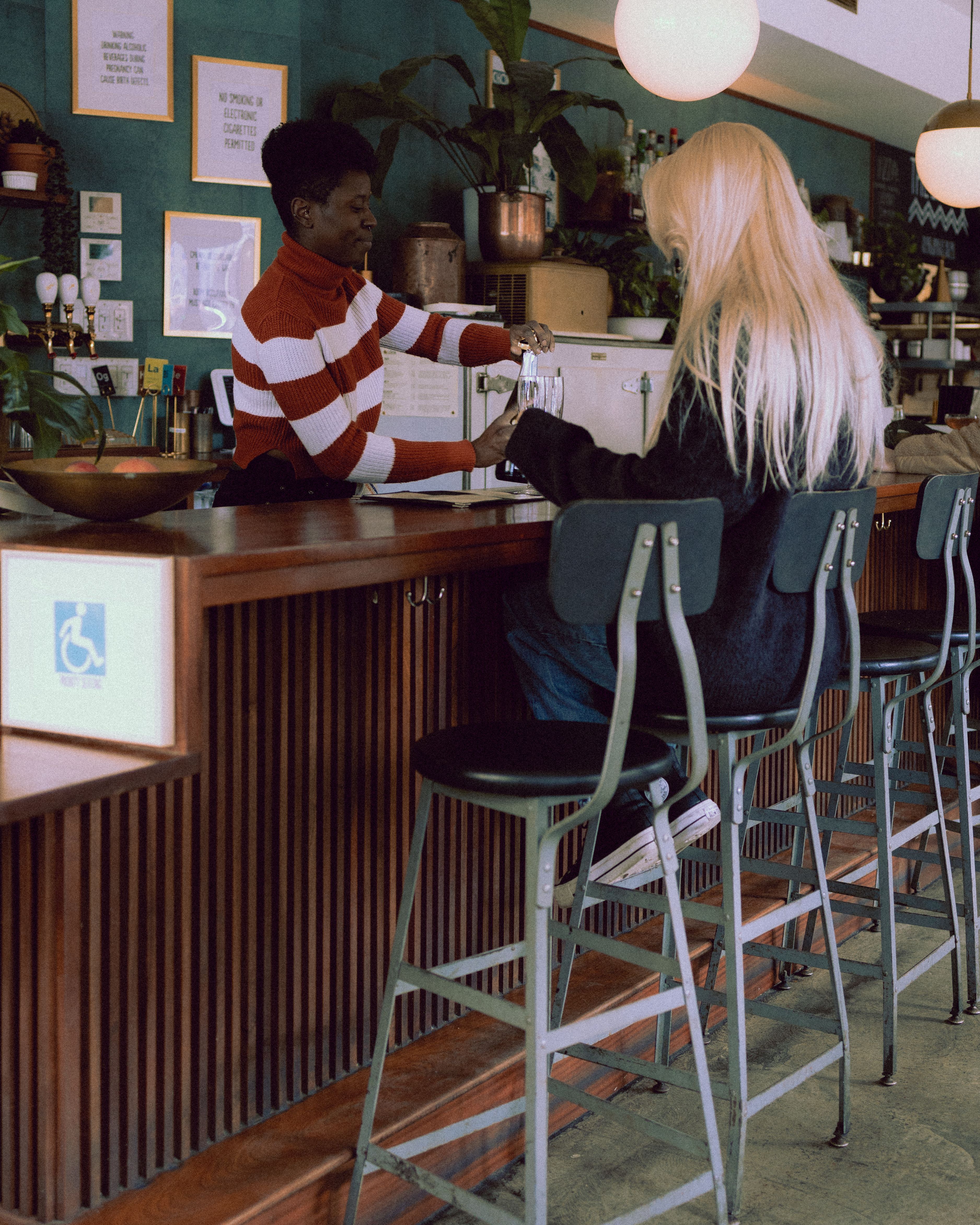 Customer at Bar · Free Stock Photo