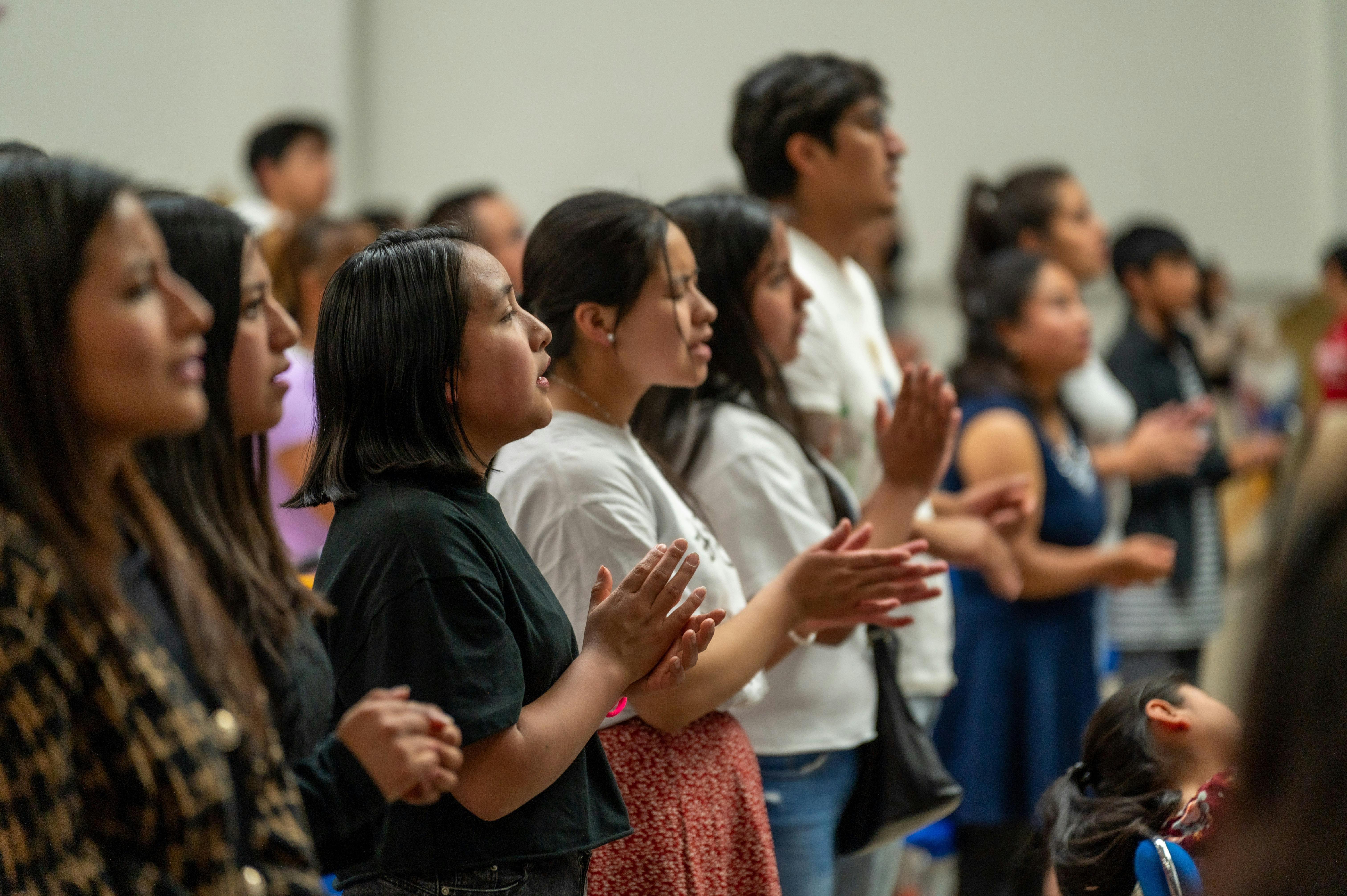 Congregation during Prayer · Free Stock Photo