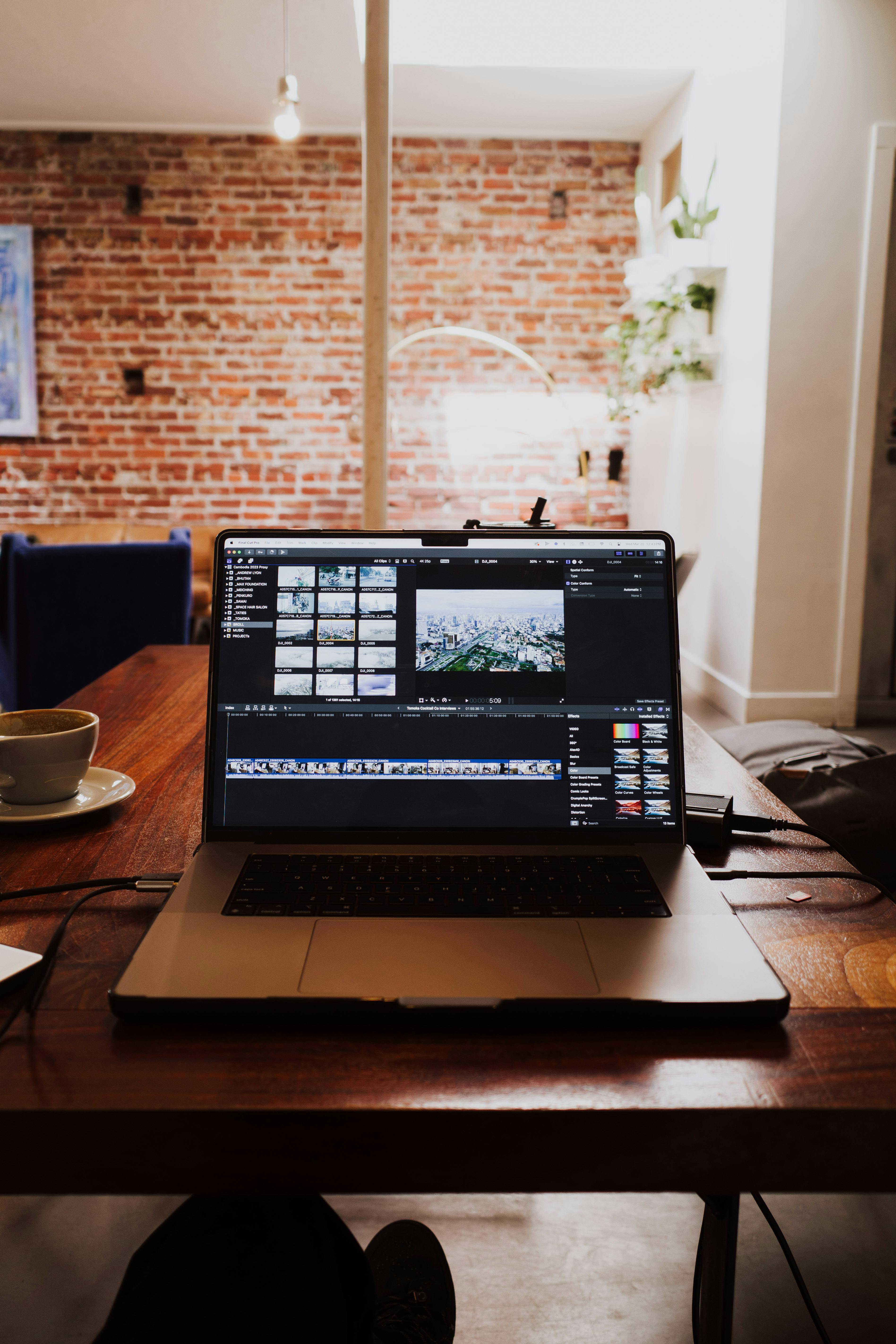 Gray Laptop on the Table · Free Stock Photo