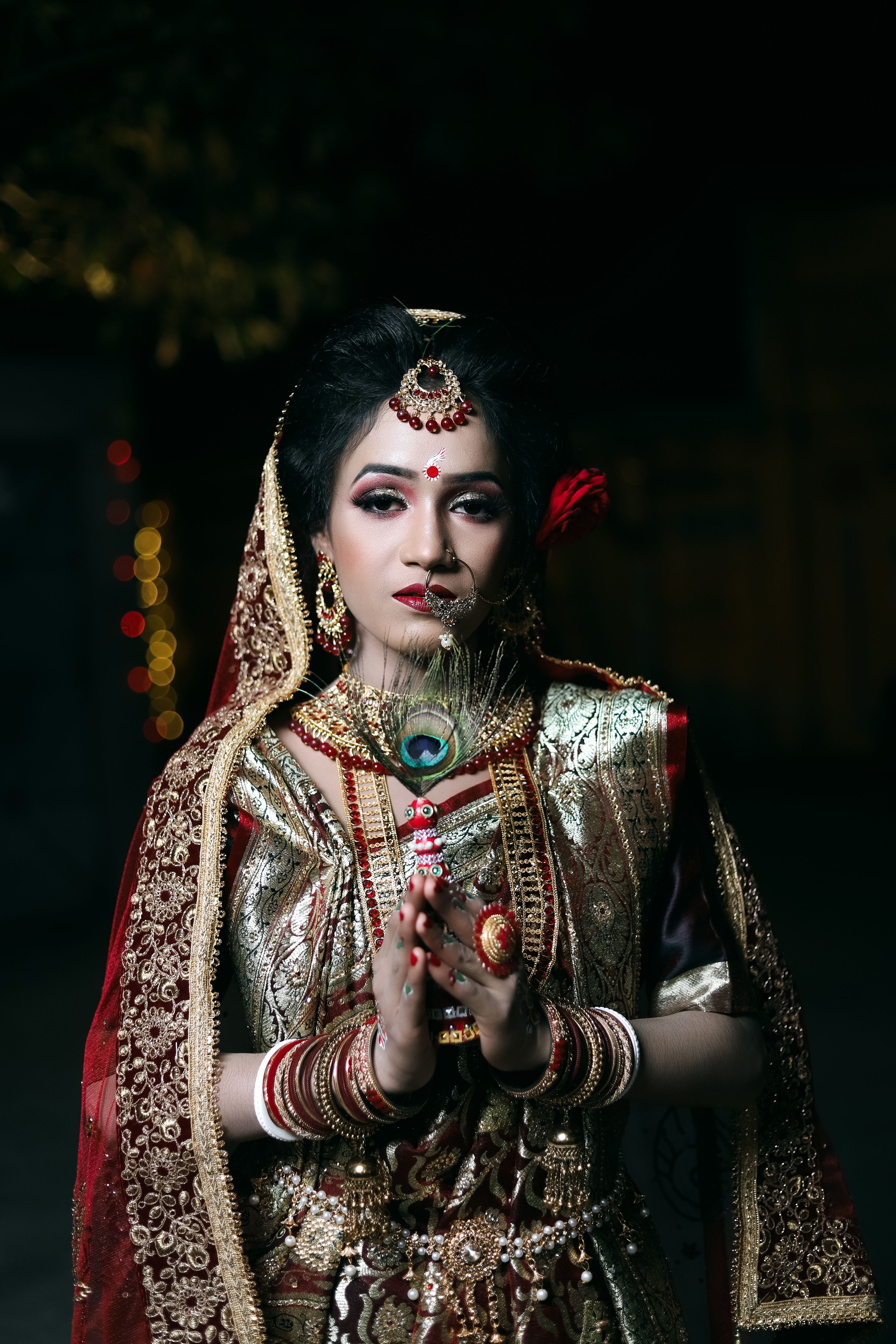 Bride with Bindi · Free Stock Photo