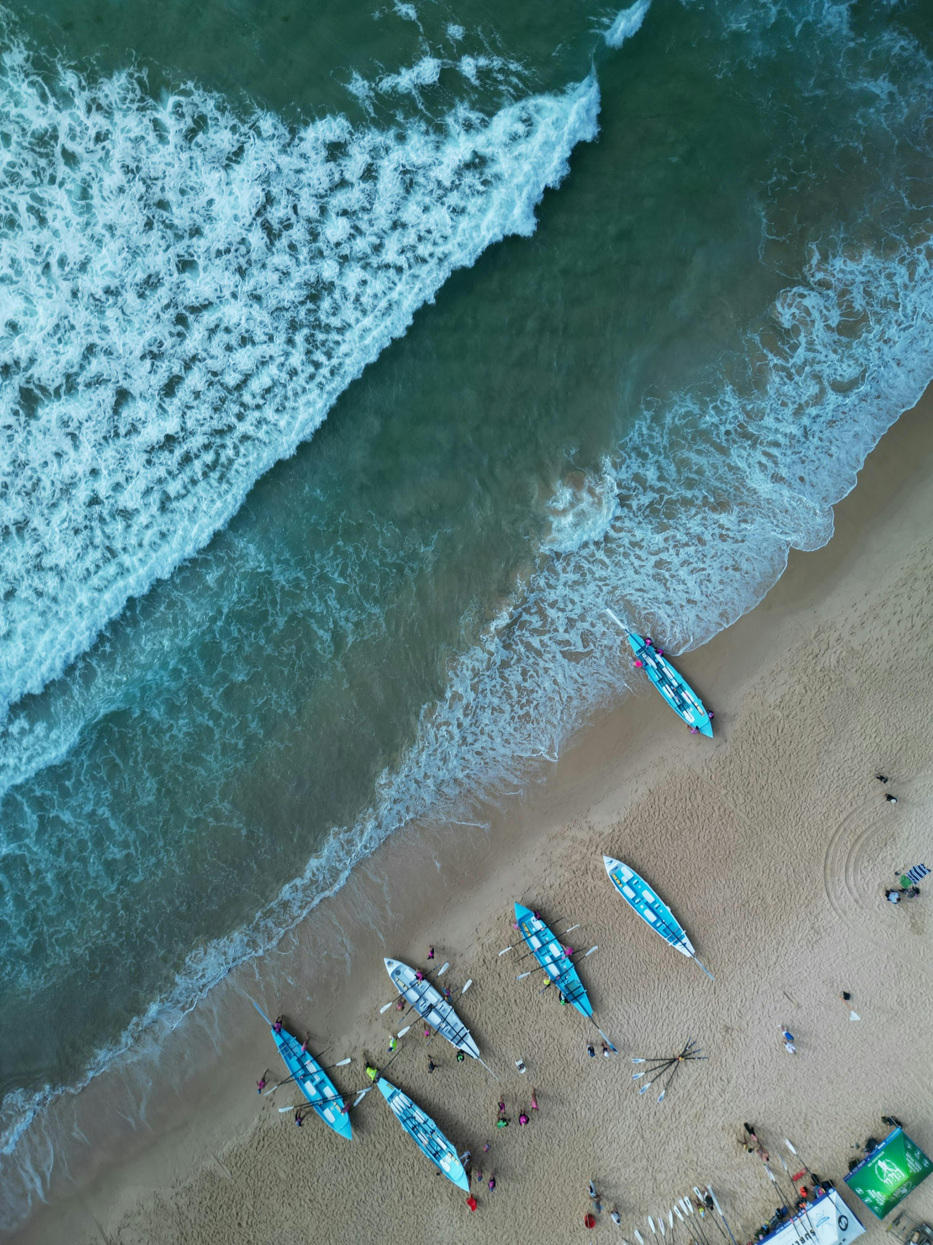 Aerial View of a Beach · Free Stock Photo