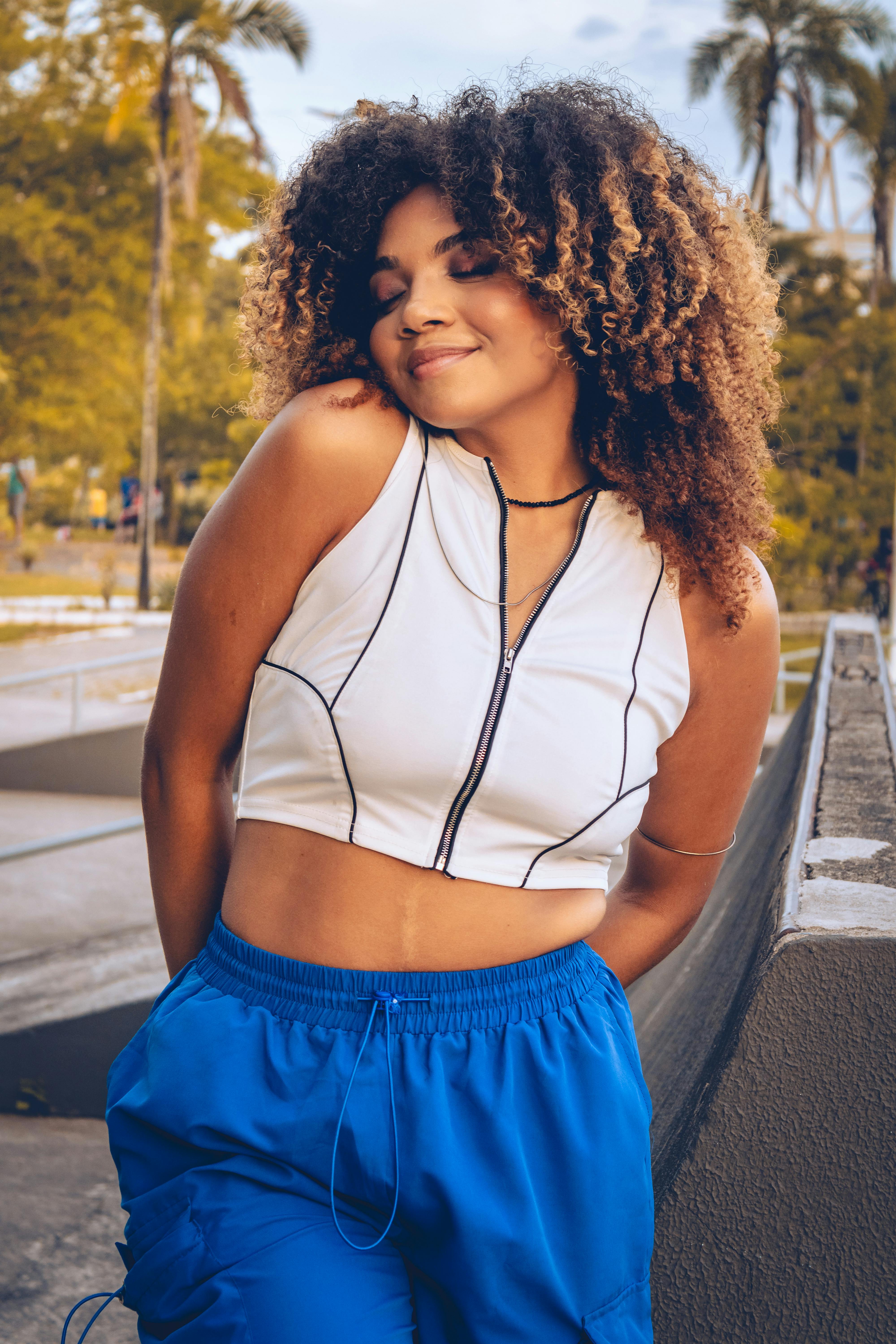 Photo of a Model with Afro Hair · Free Stock Photo