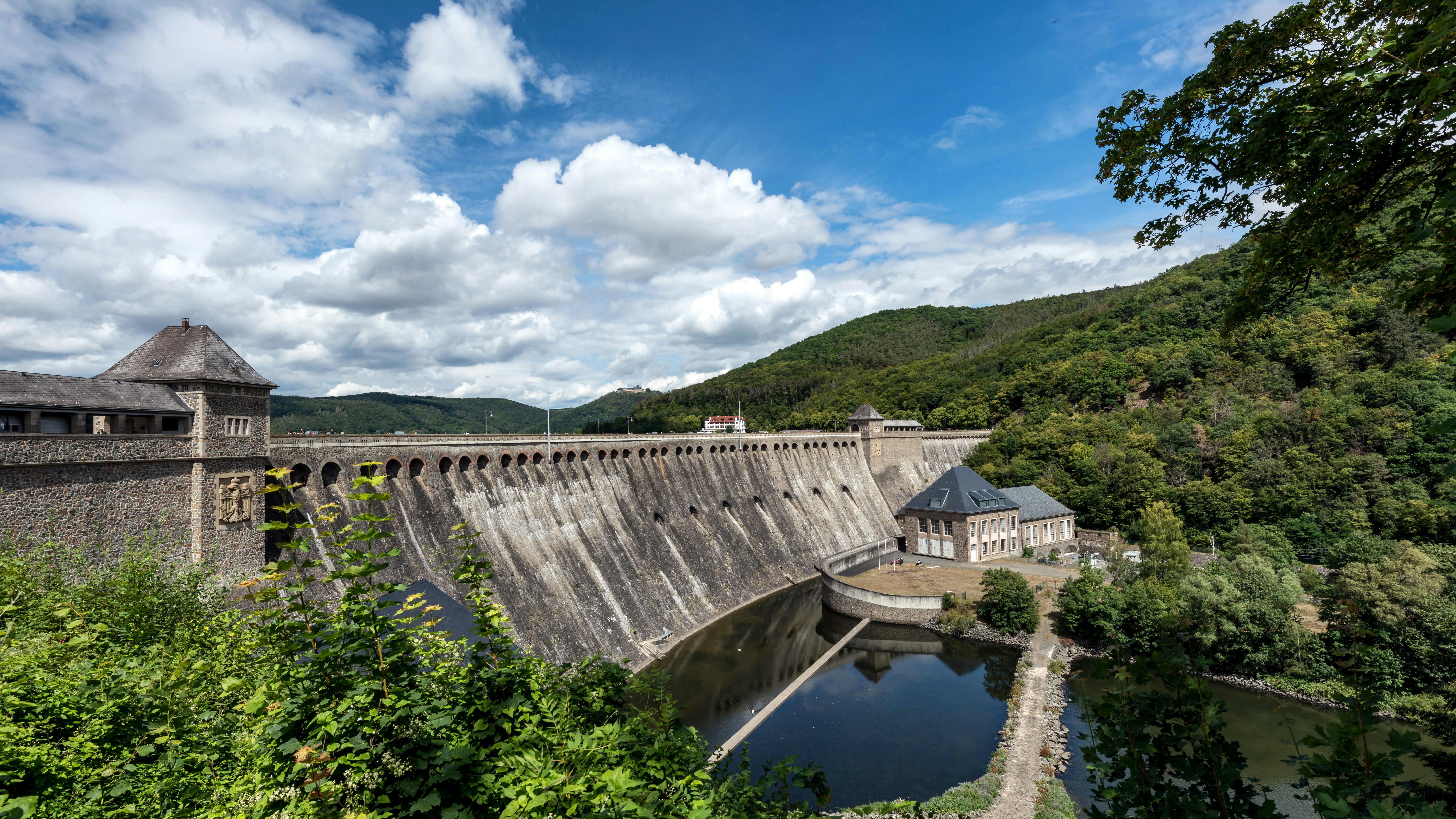 Edersee Dam Spanning the Eder River in Hesse, Germany · Free Stock Photo