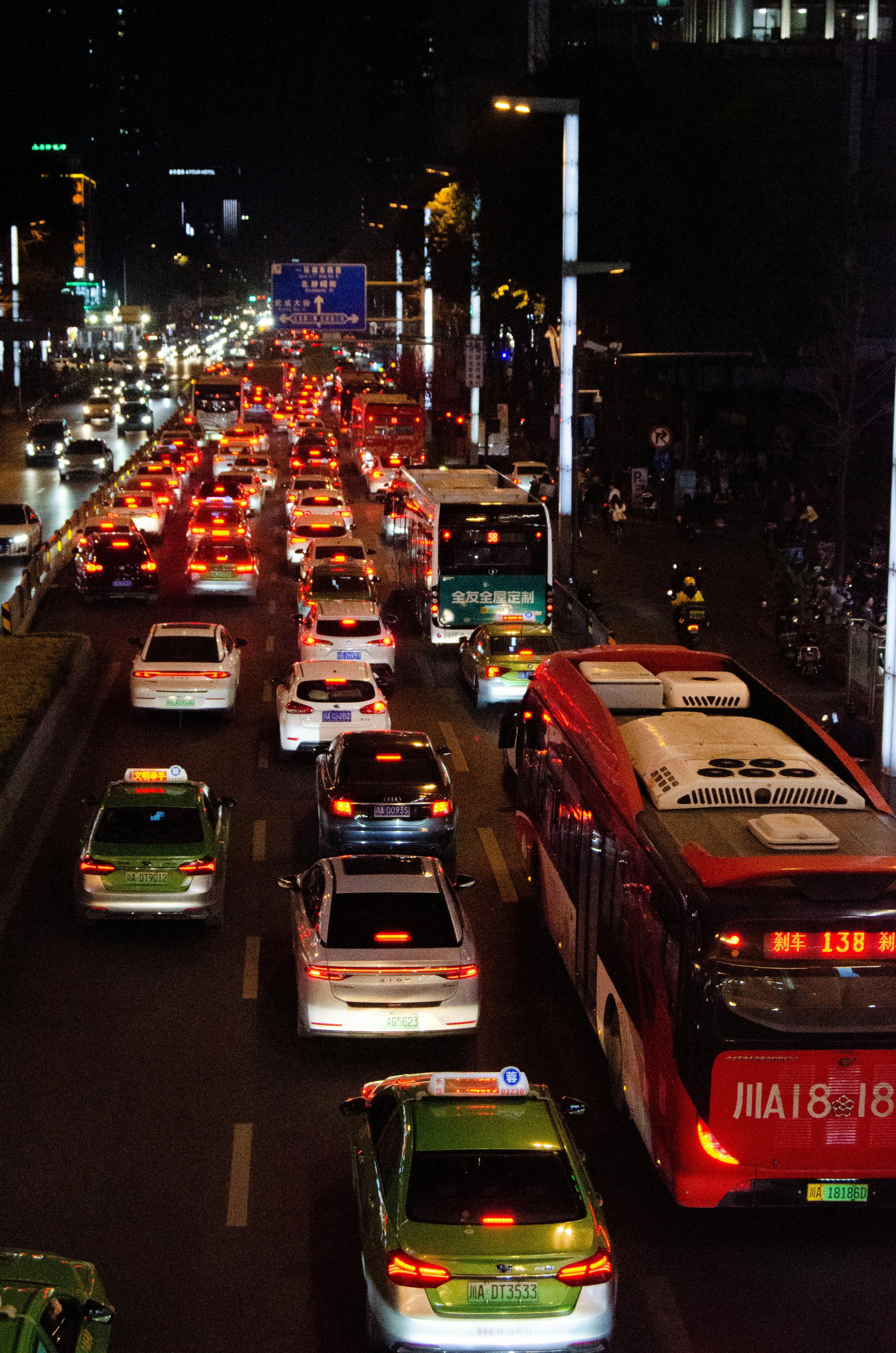 Aerial View of Bunch of People Walking on White Pedestrian Lane during ...