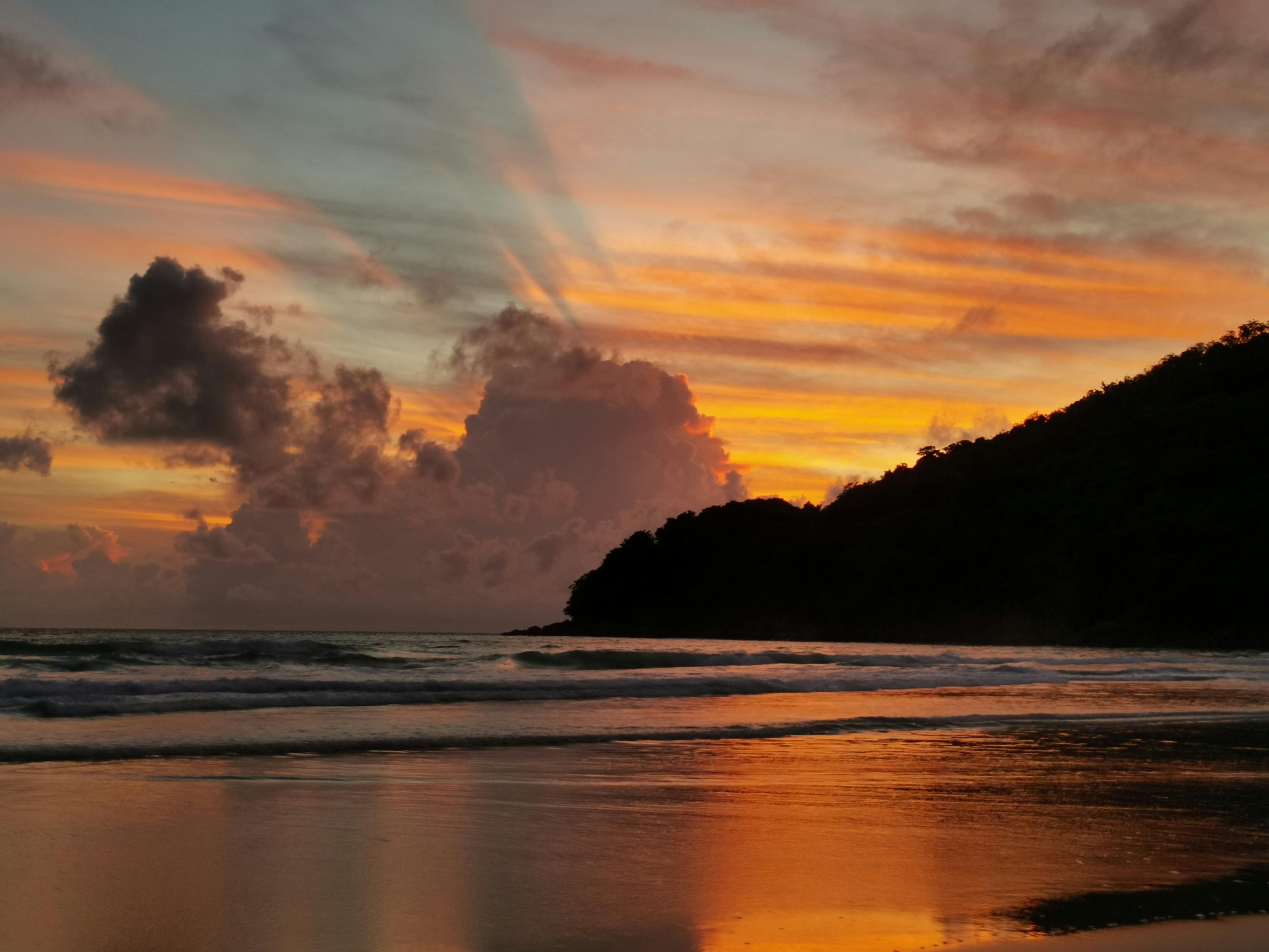 Beautiful Sunset by a Beach · Free Stock Photo