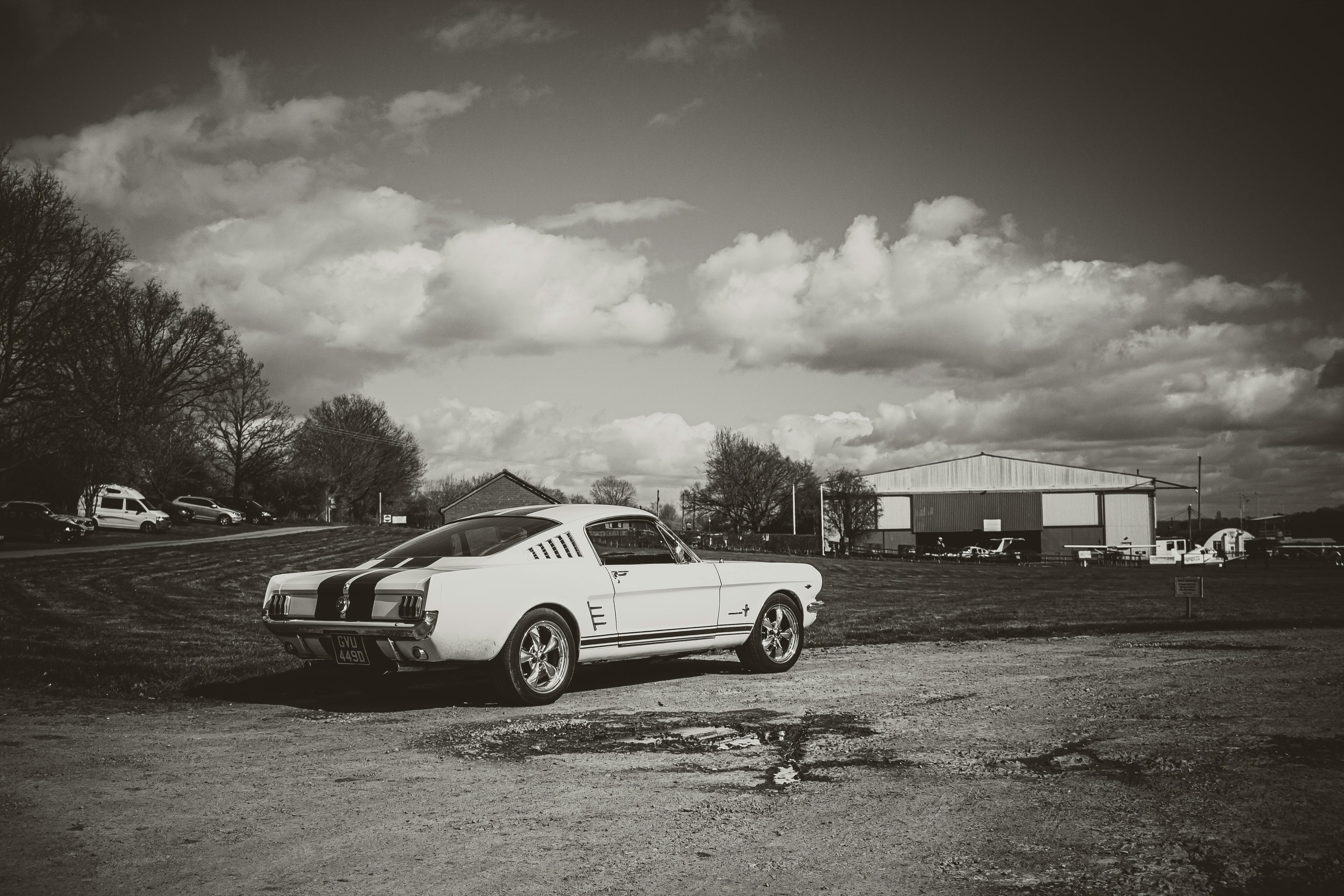 Vintage Ford Mustang in Countryside · Free Stock Photo