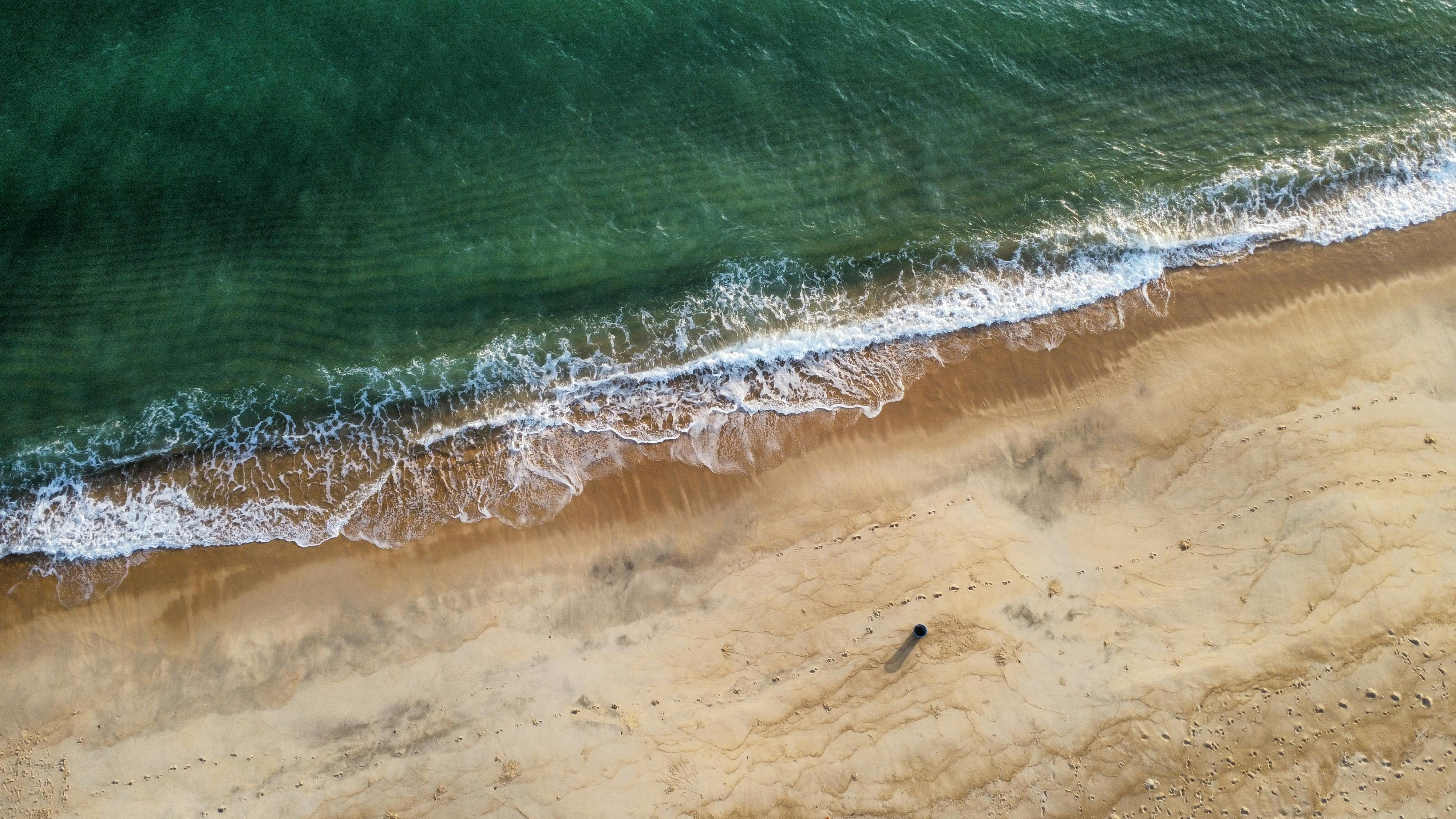 Aerial View of a Beach · Free Stock Photo