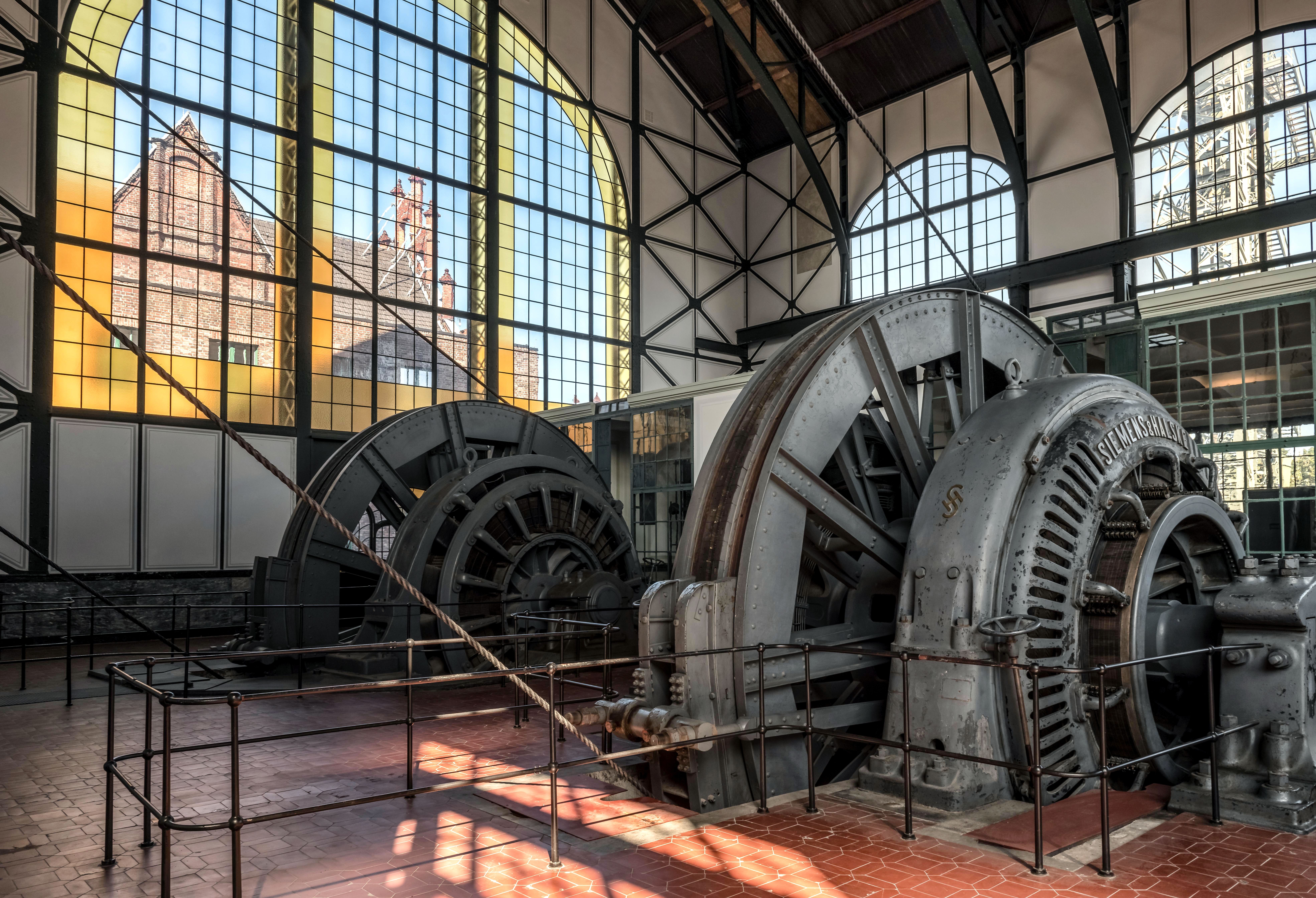Interior of Zollverein Coal Mine Industrial Complex Museum in Essen in ...