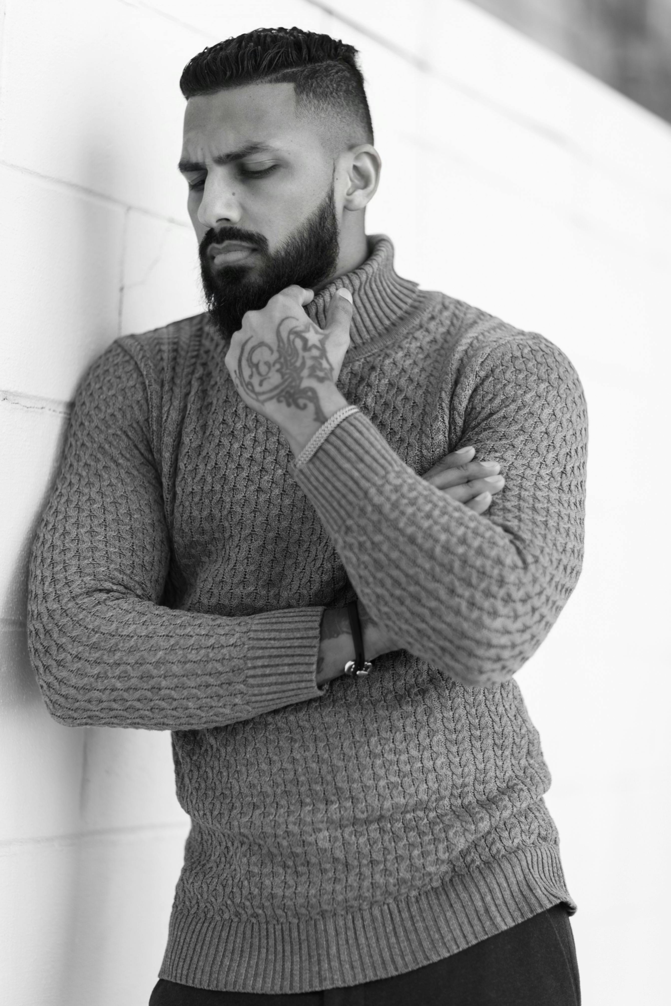 Portrait of Man in Sweater · Free Stock Photo