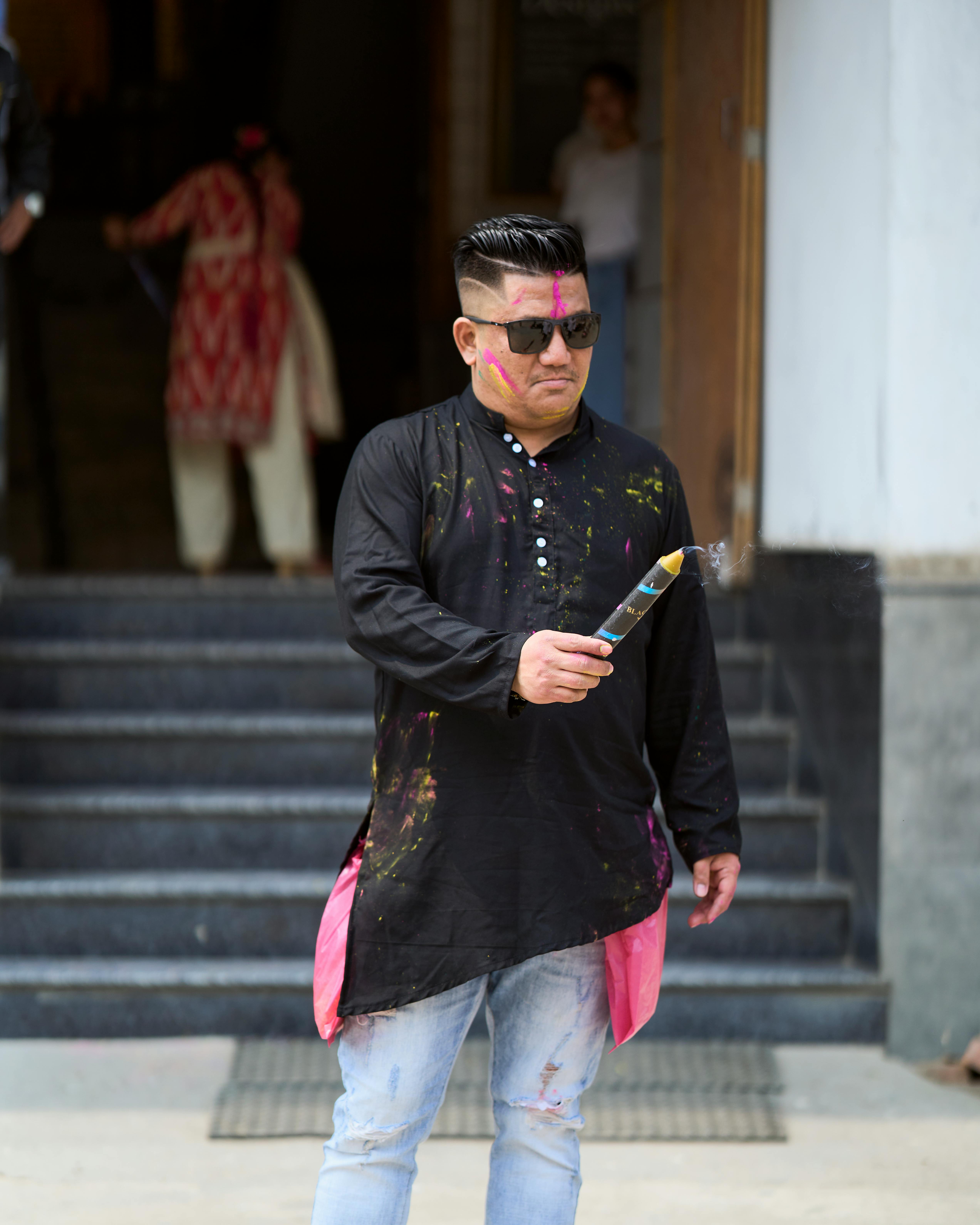 Portrait of Man with Flare · Free Stock Photo