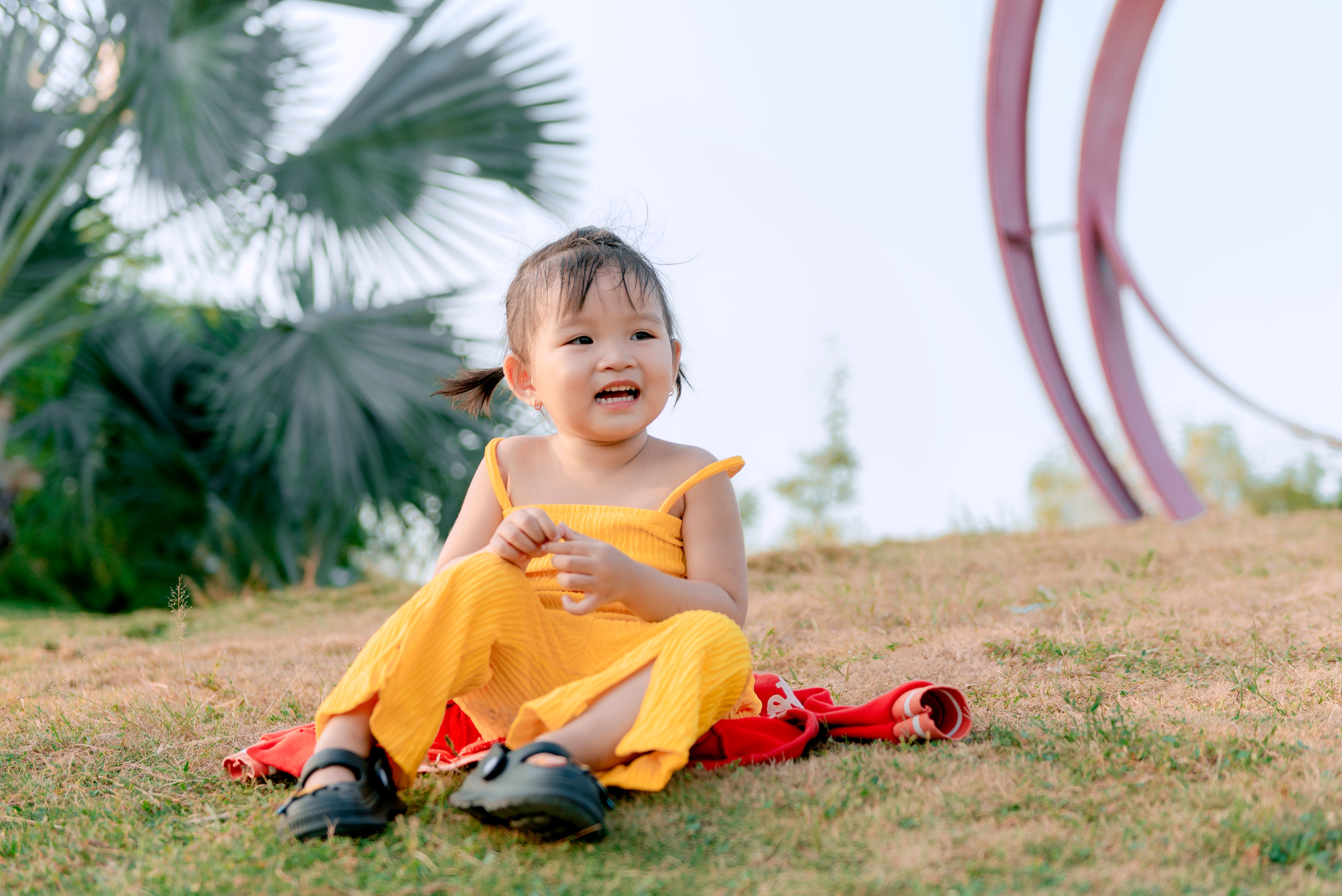 Girl in Yellow Clothes · Free Stock Photo