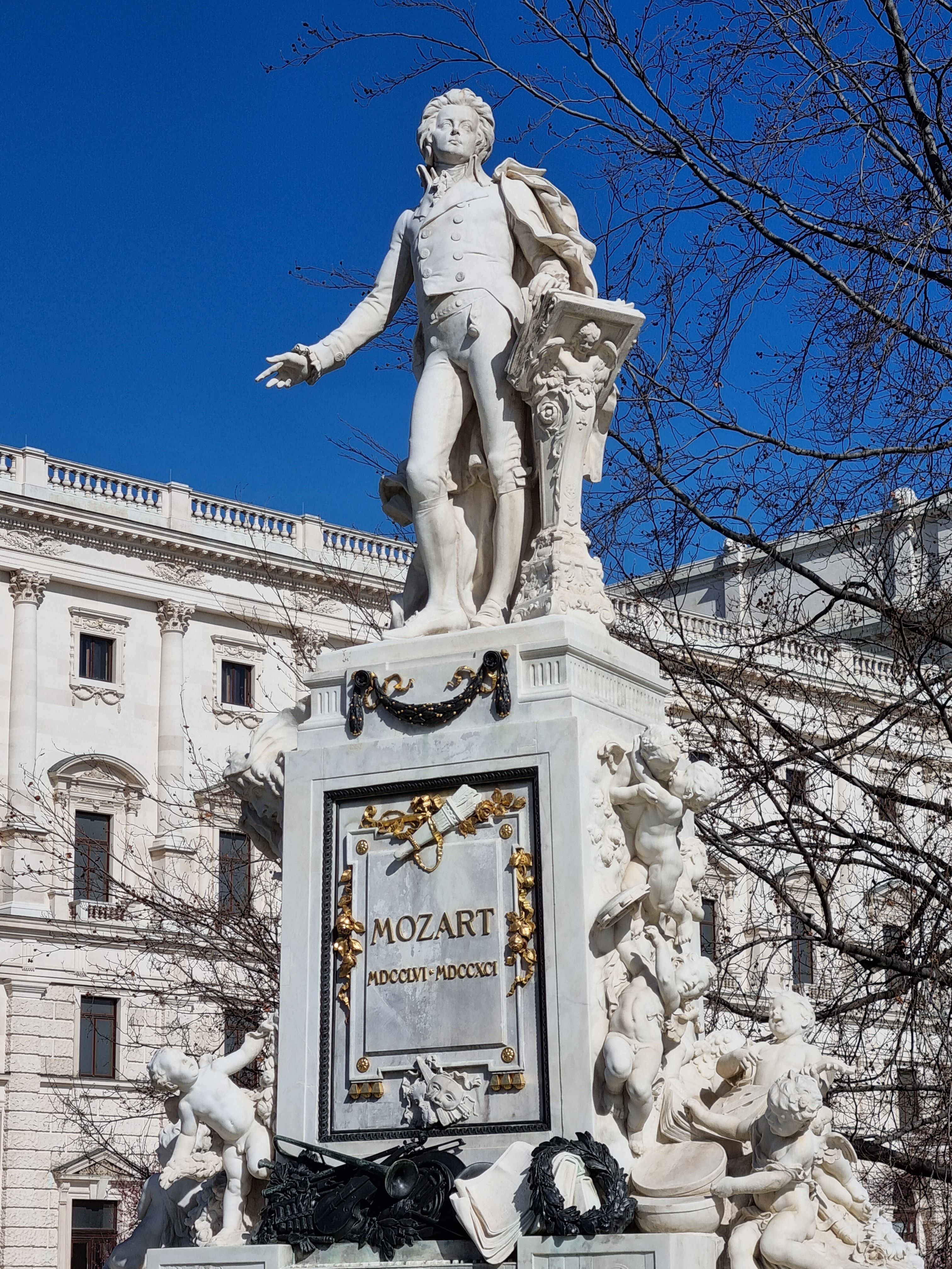 Mozart Monument in Vienna · Free Stock Photo