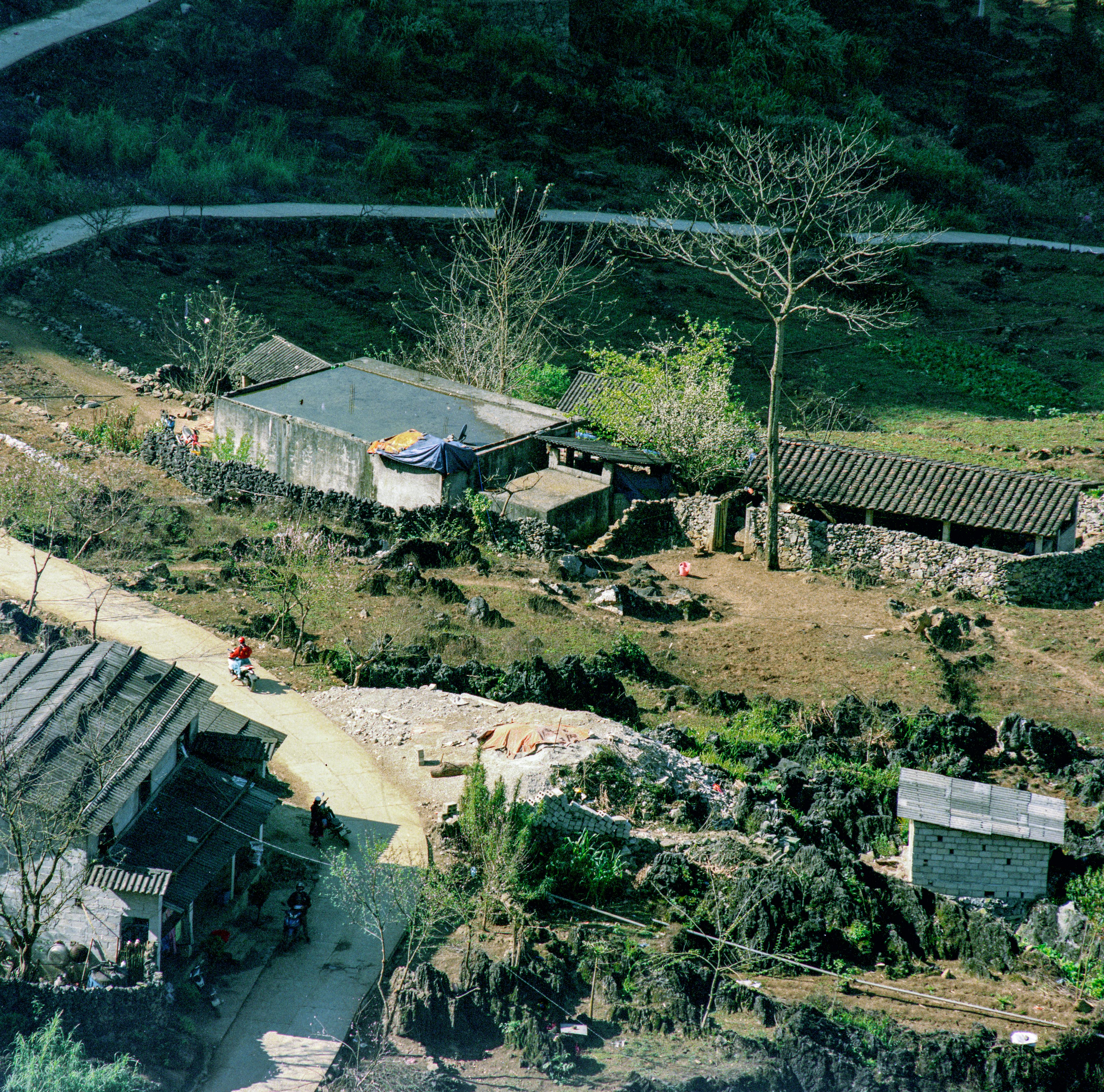 Birds Eye View of Village · Free Stock Photo