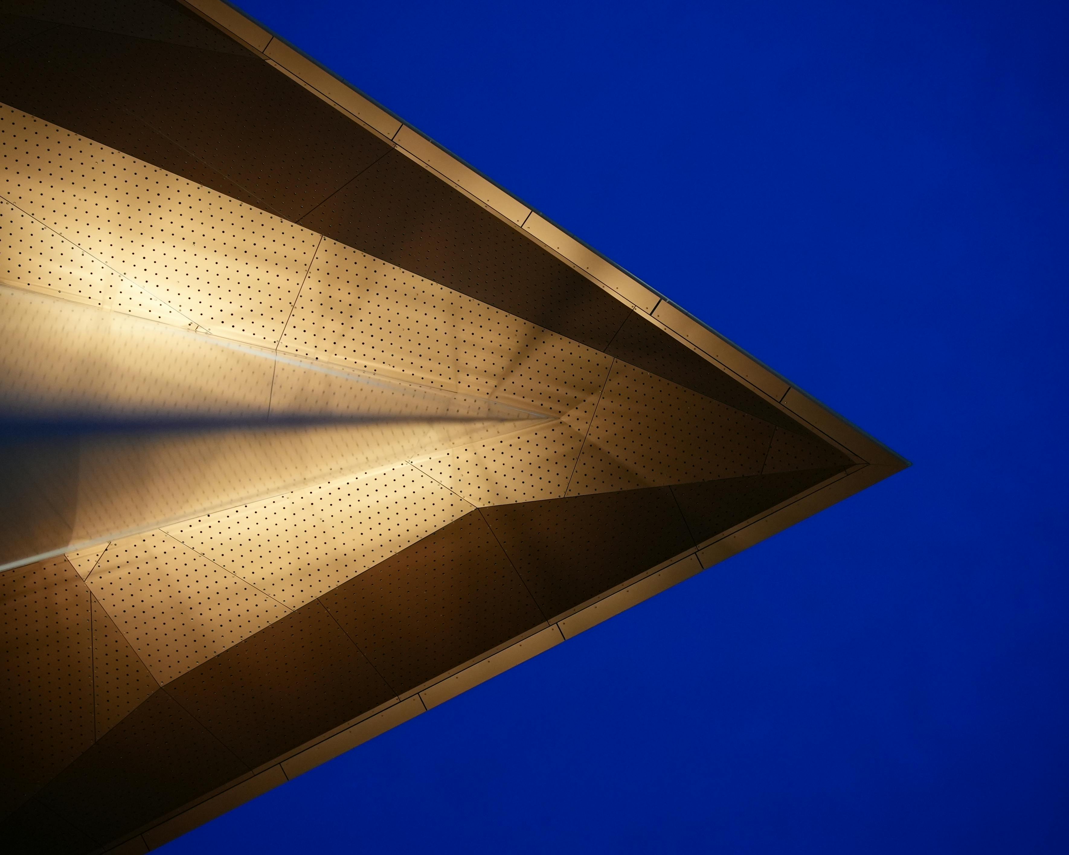 Triangular Building Corner · Free Stock Photo