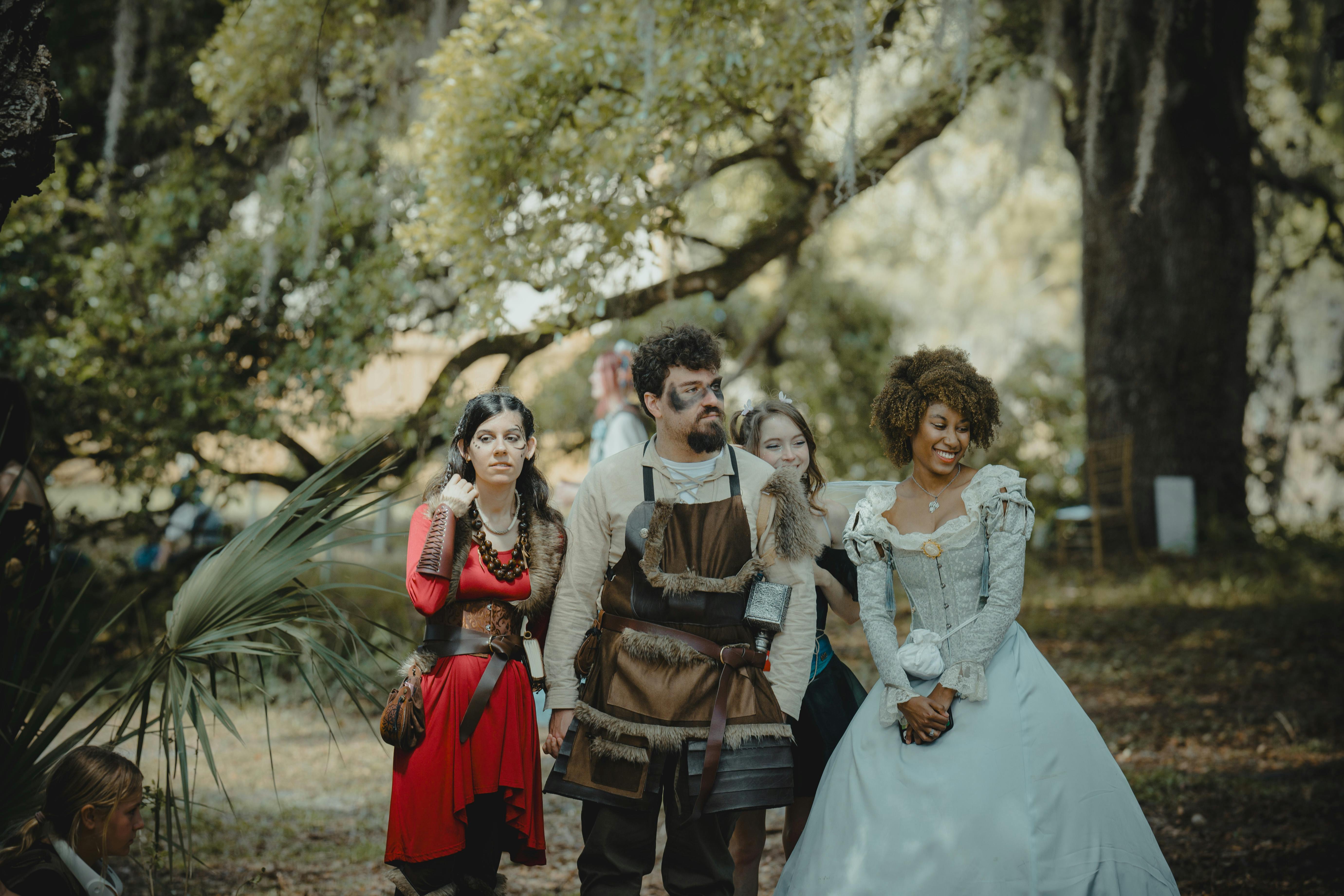 Medieval Wedding Costumes Medieval Wedding Gown, Elvish Dress,