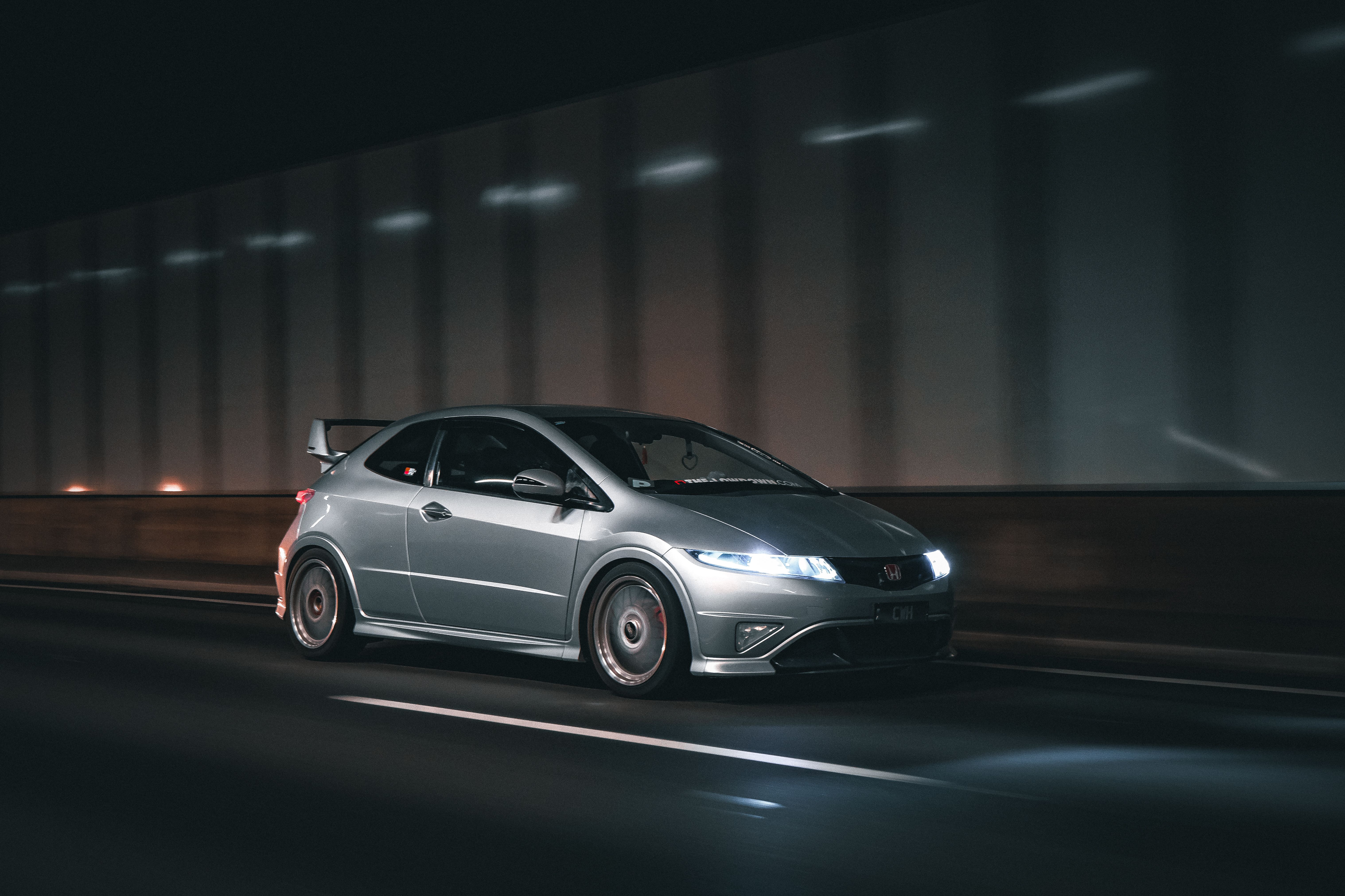 Silver Car on Road · Free Stock Photo