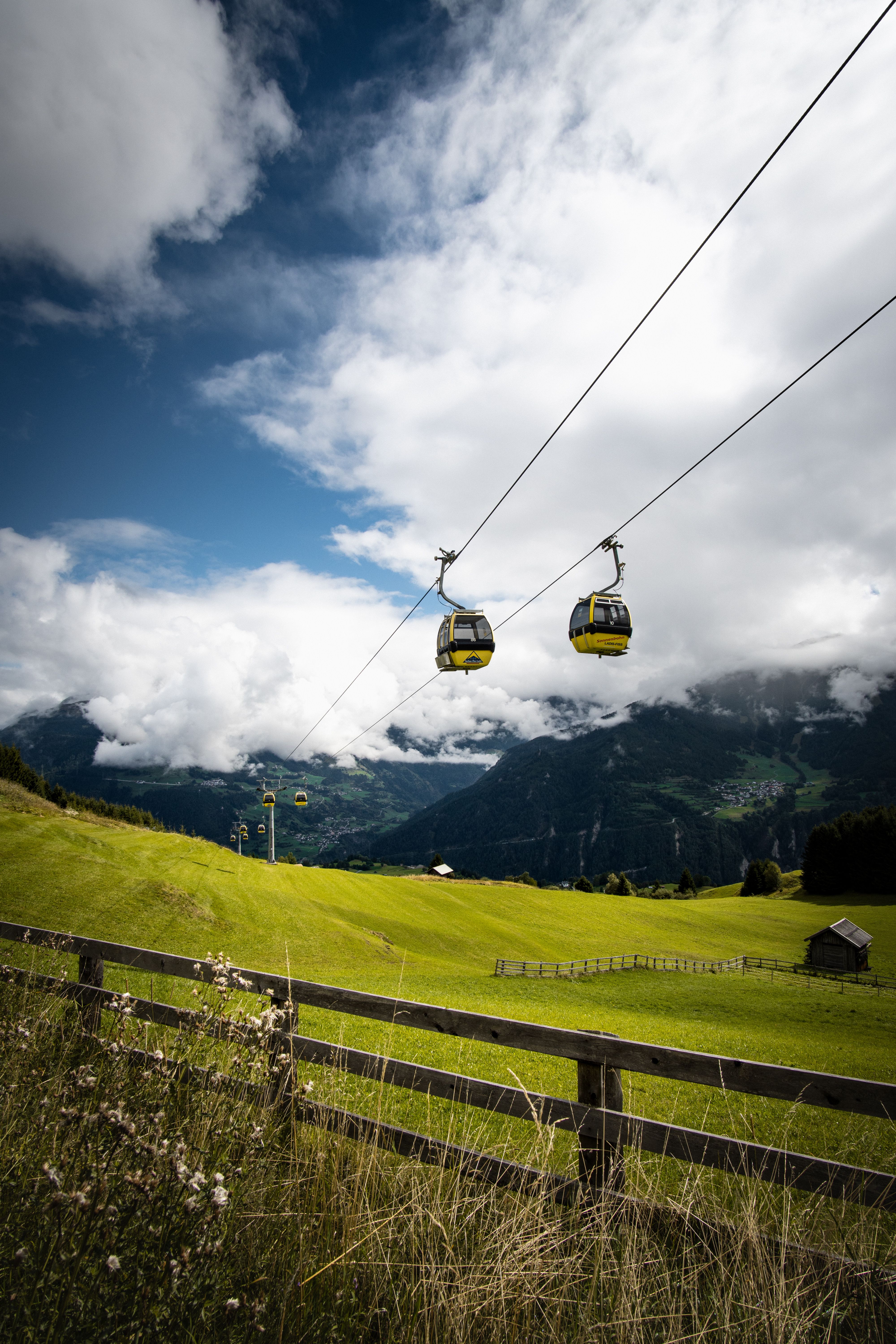 Cable Car in a Mountain Valley · Free Stock Photo