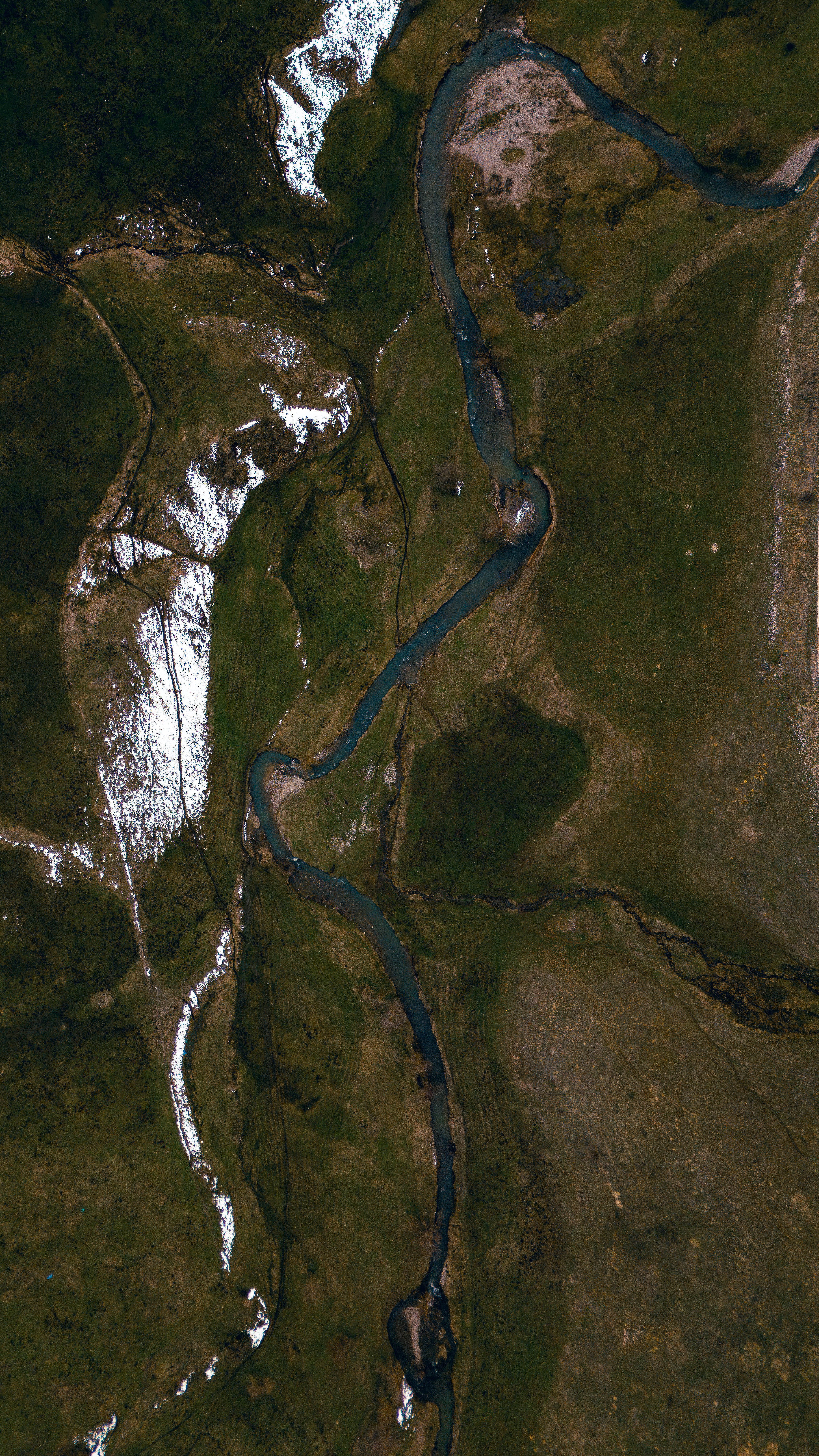 Aerial Shot Of River · Free Stock Photo