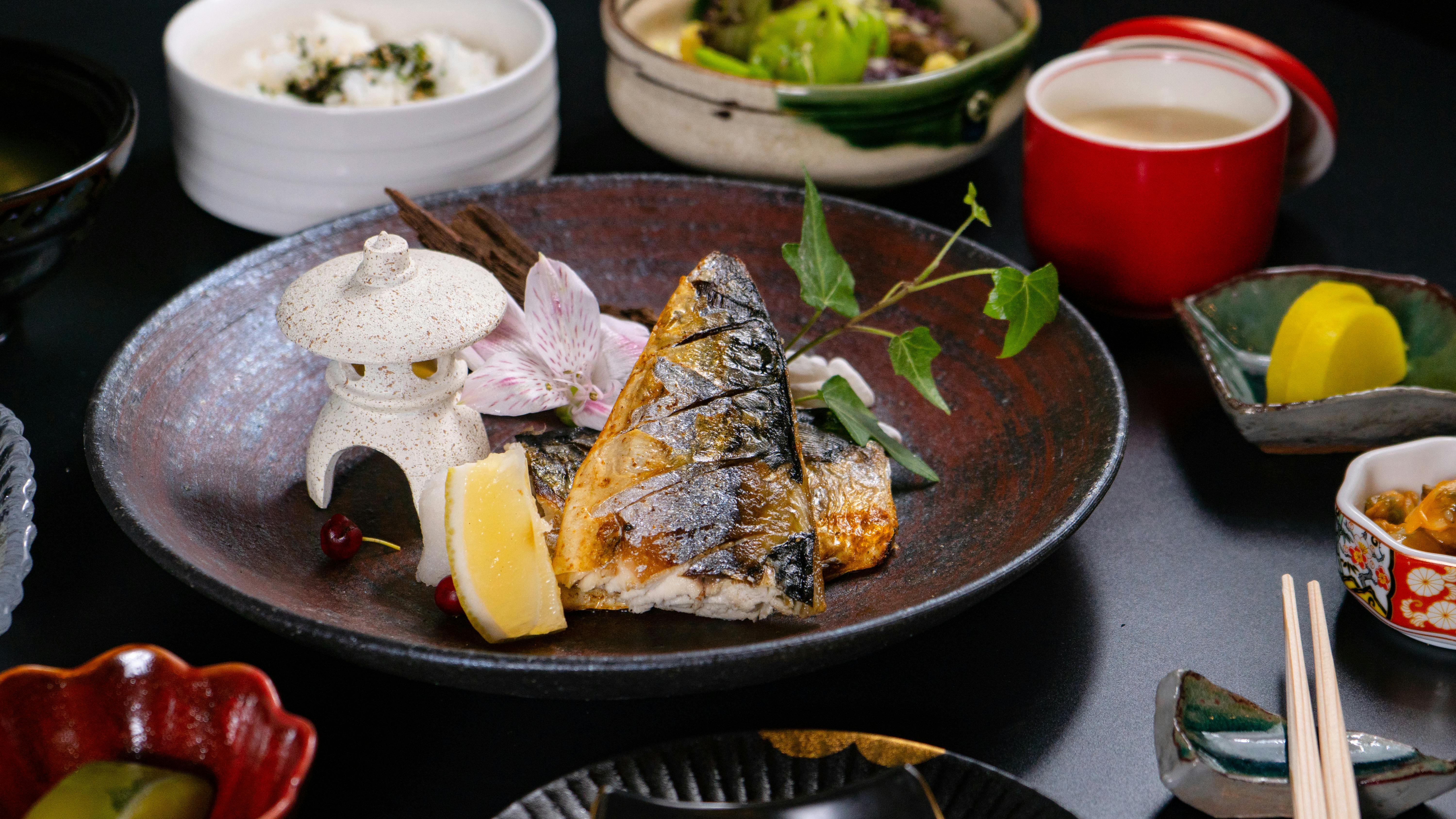 Close-up of a Gourmet Fish Dish Served in a Restaurant · Free Stock Photo
