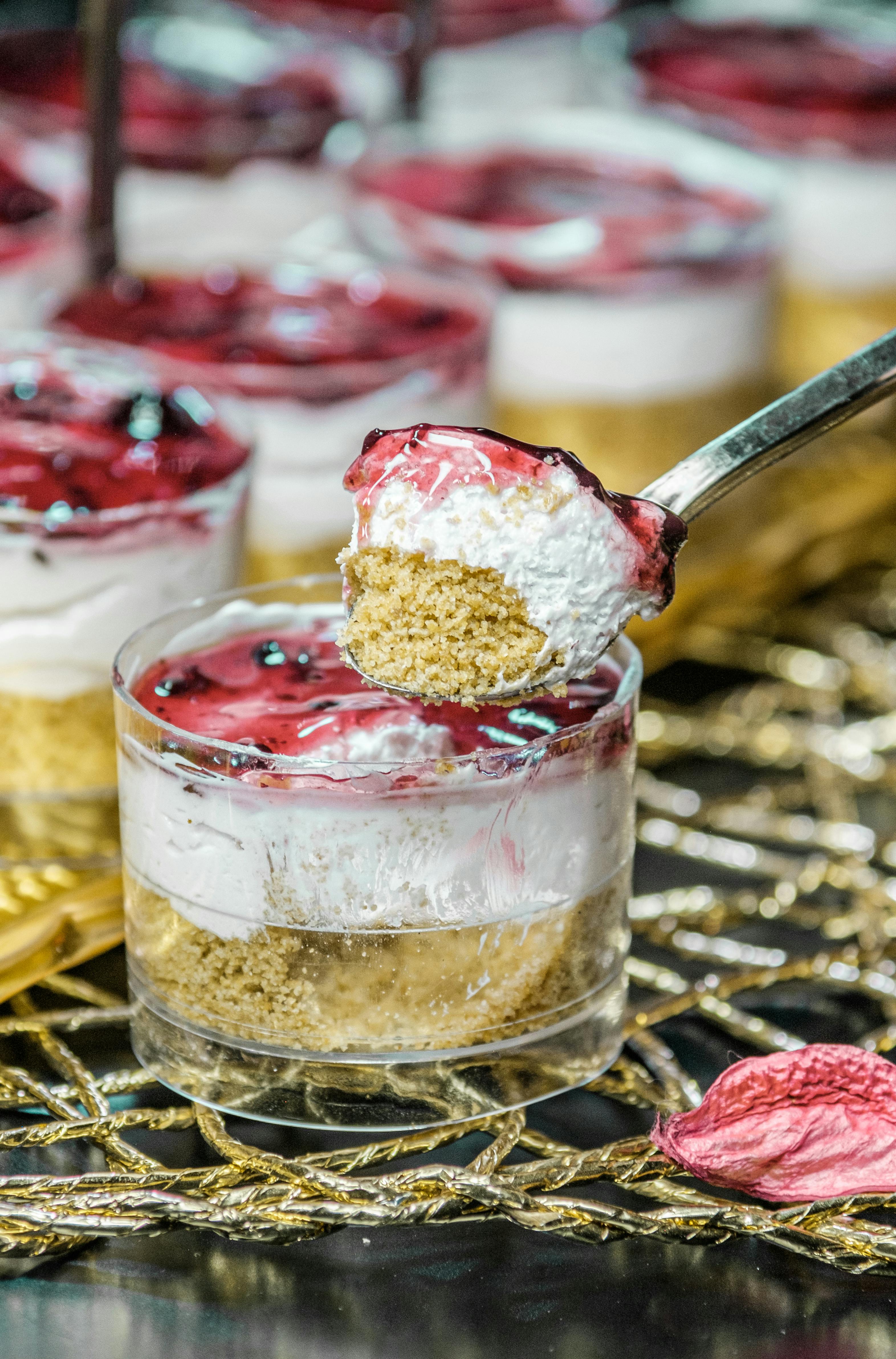 Sweet Cake in Glass · Free Stock Photo