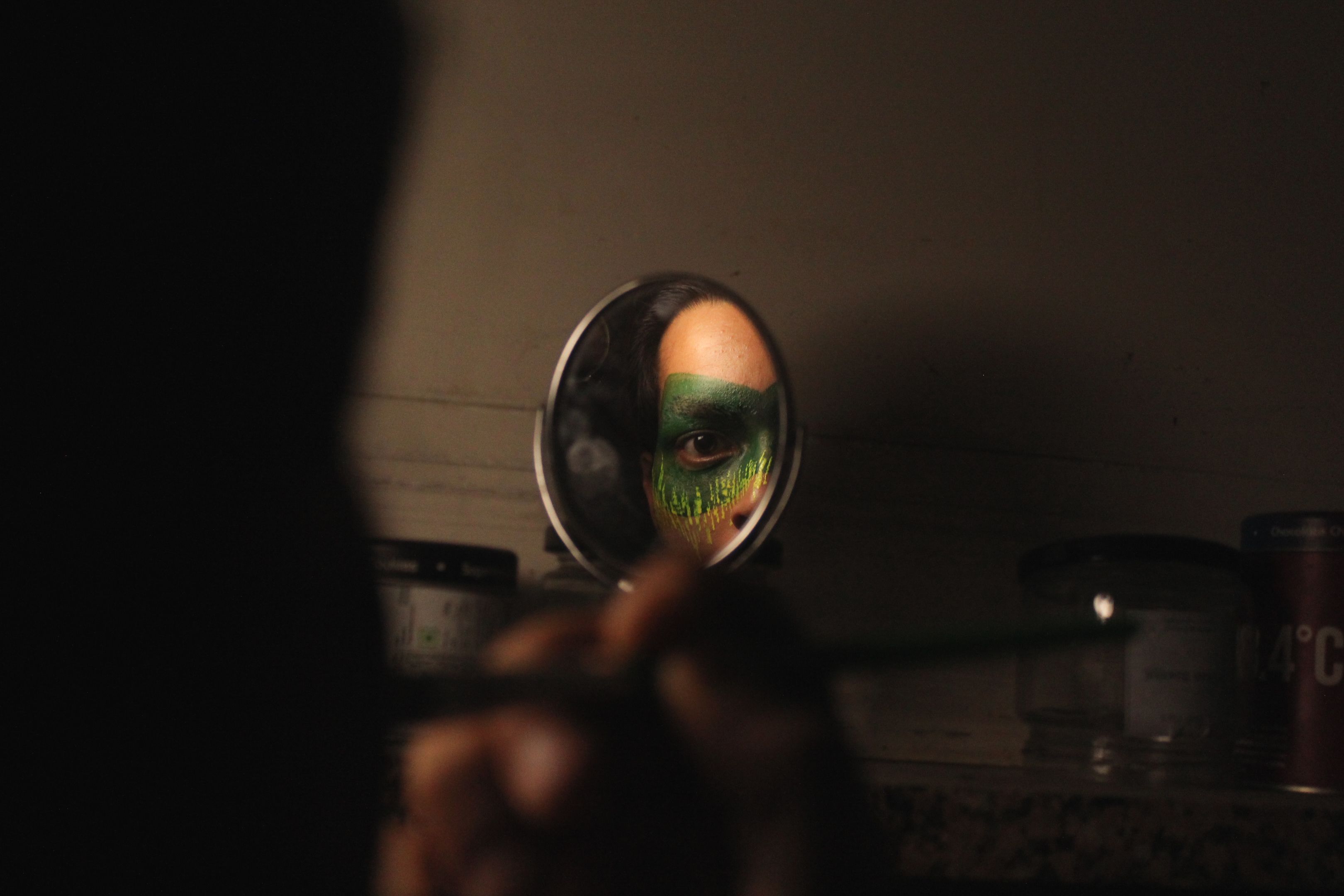 Reflection of an Eye in a Mirror · Free Stock Photo