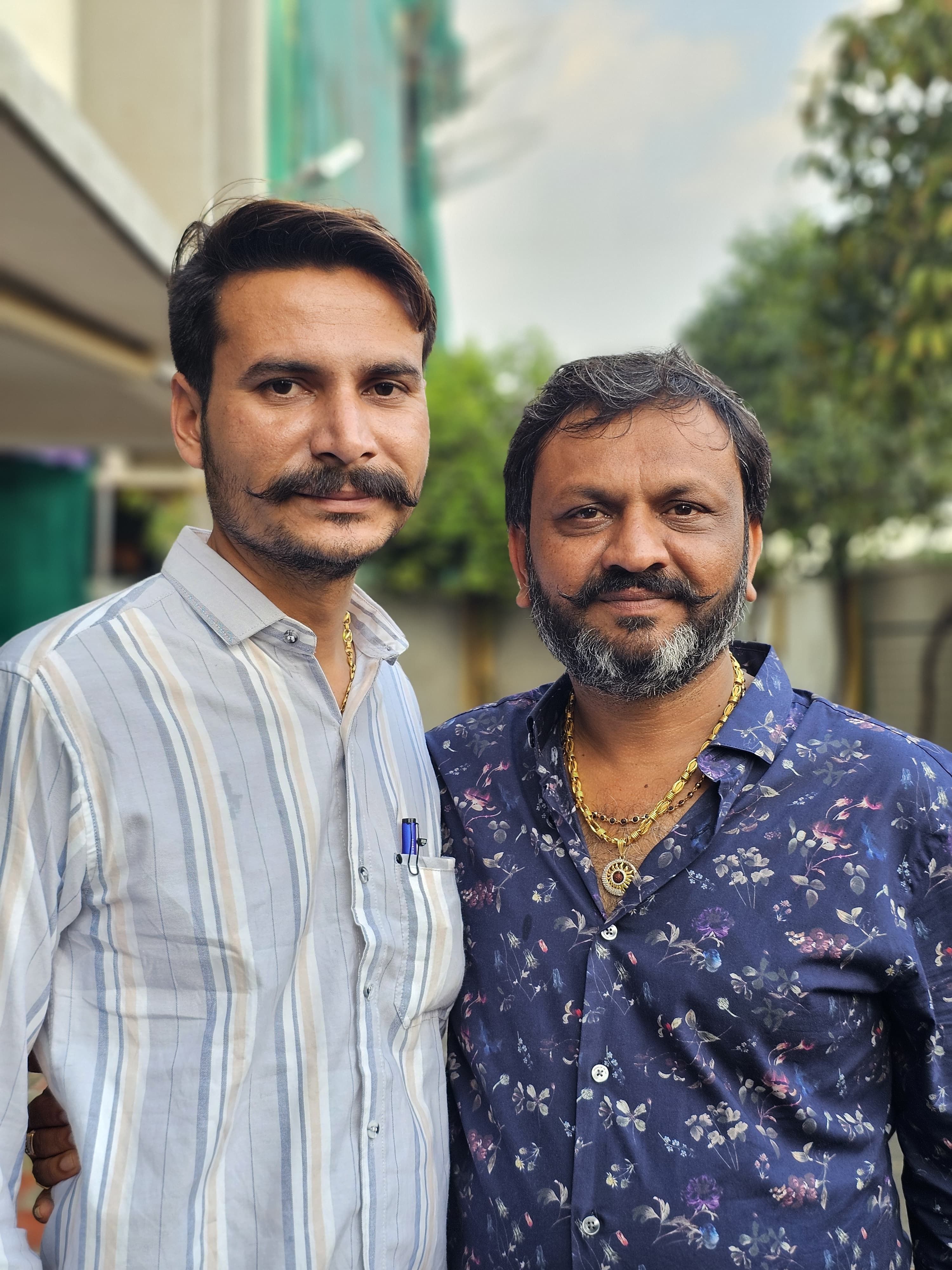 Two Men with Mustaches and Beards · Free Stock Photo