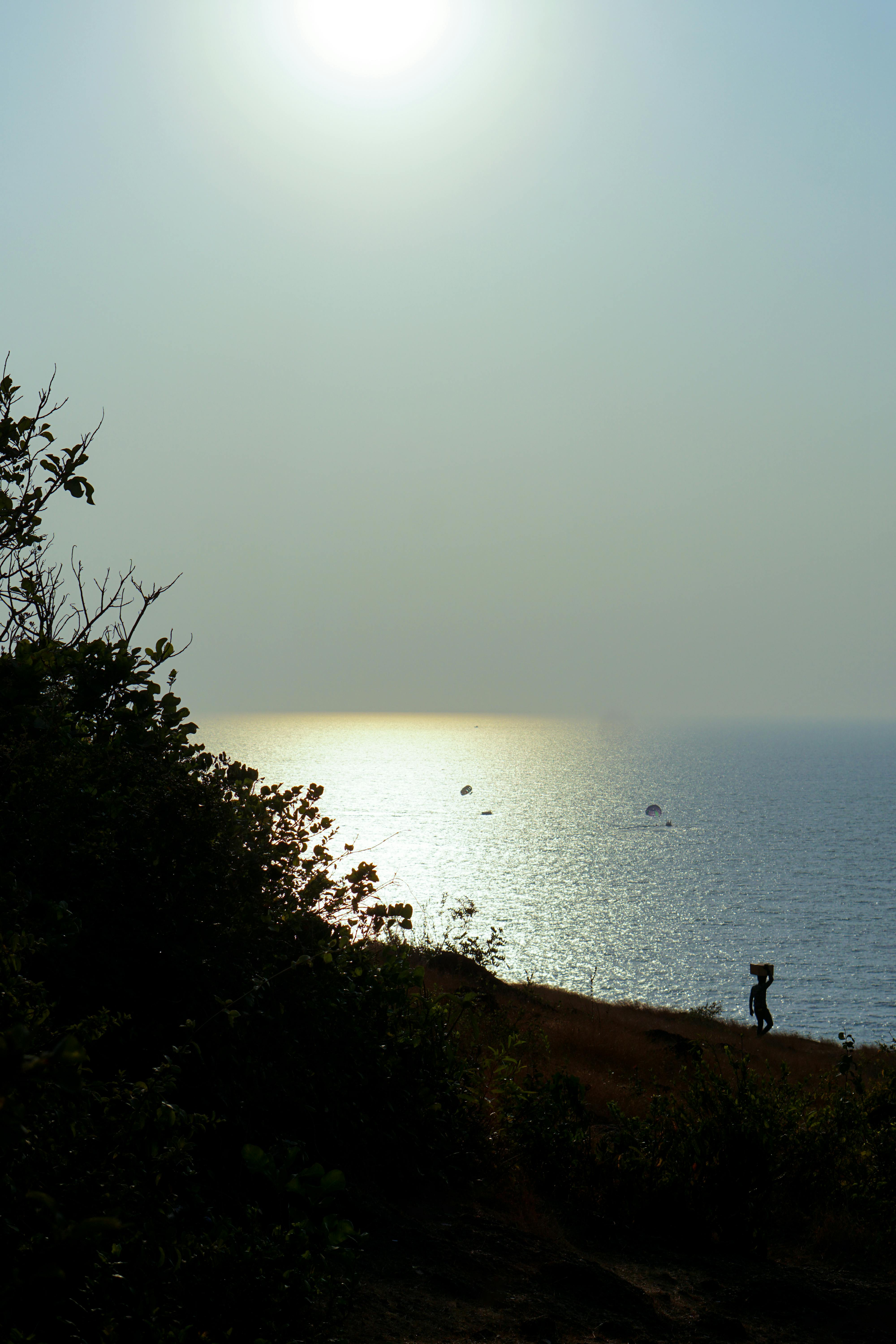 Free stock photo of blue ocean, goa, india