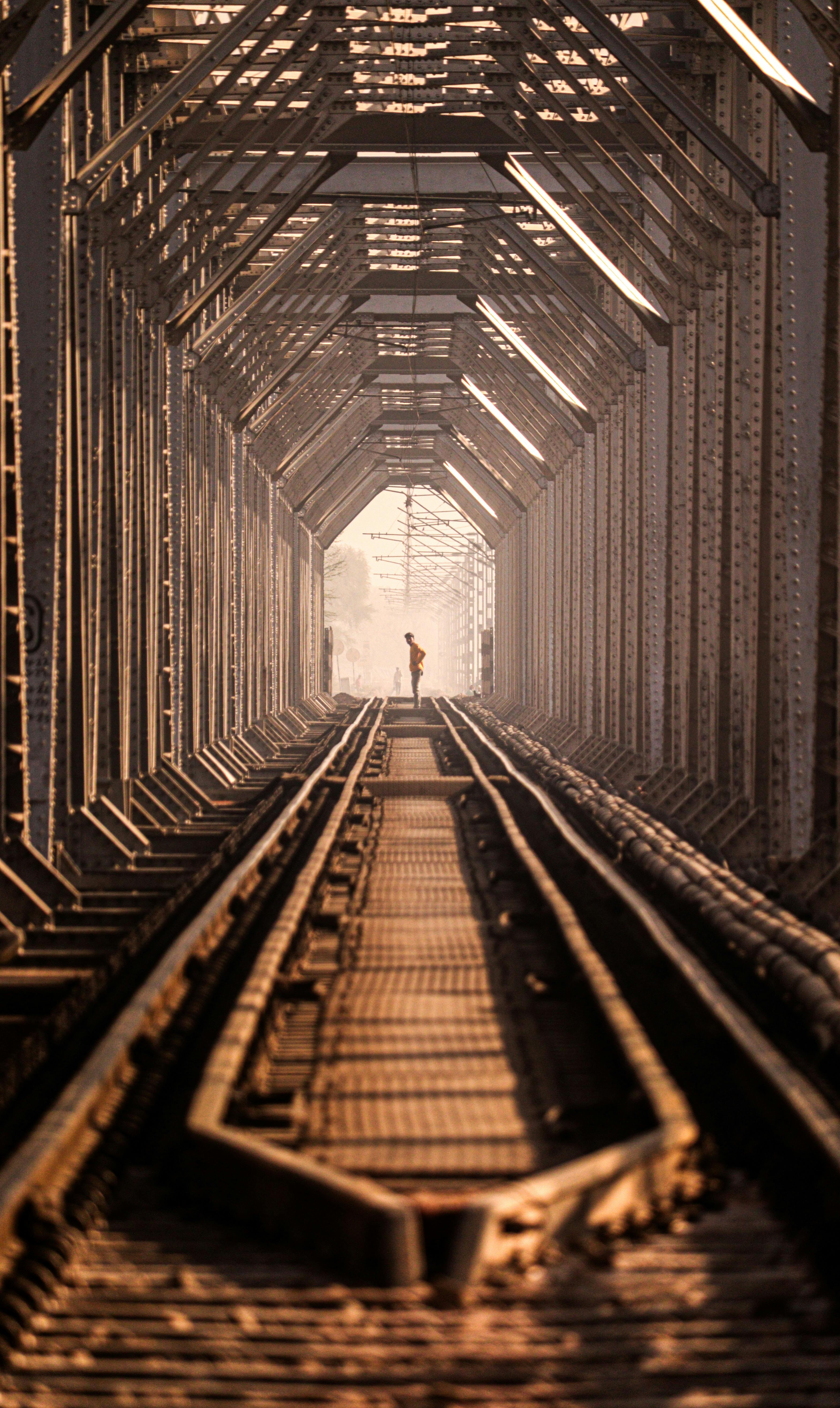 Railway Pathway Bridge Photos, Download The BEST Free Railway Pathway ...