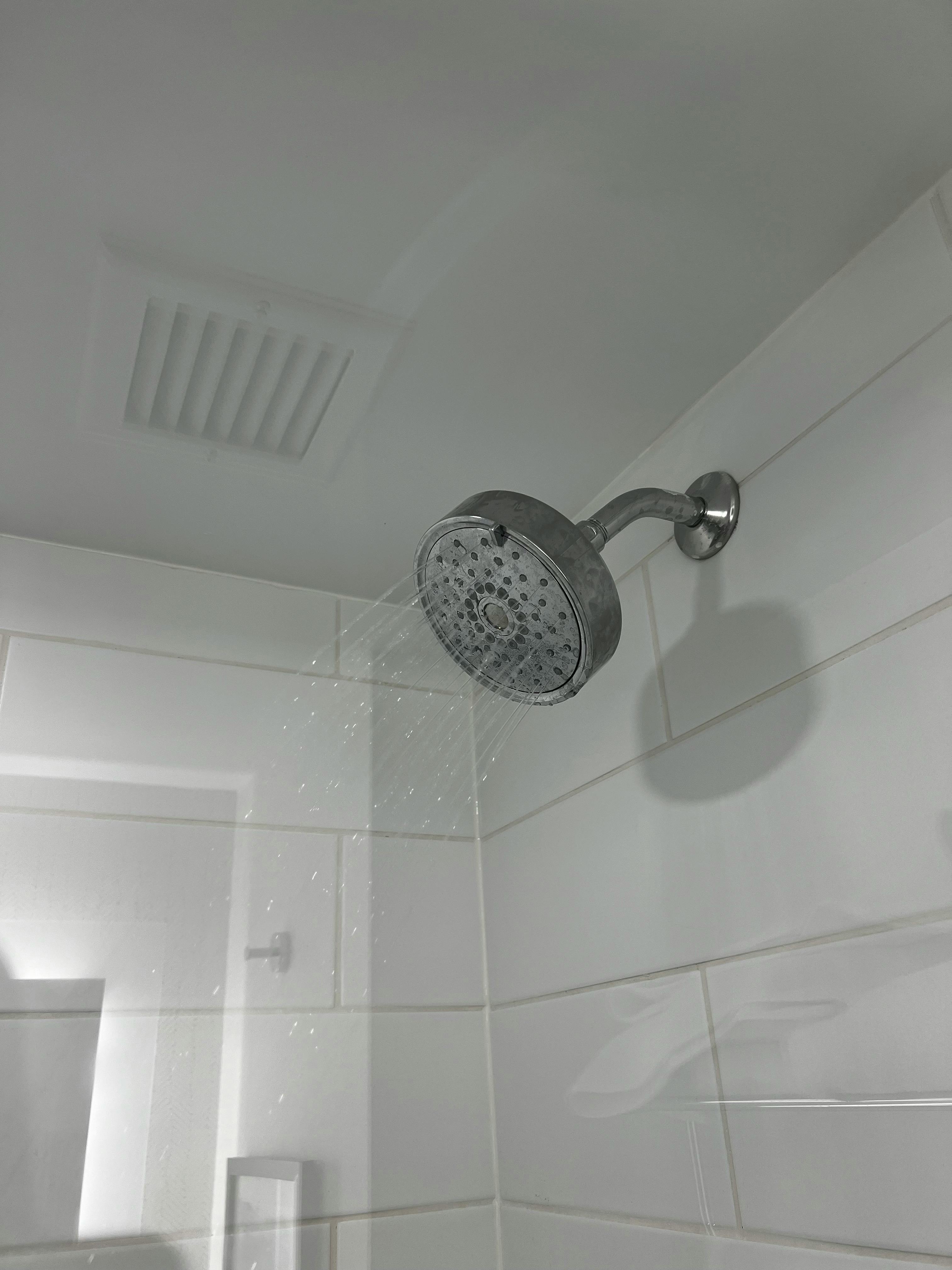 Stainless Steel Shower Head Inside Bathroom · Free Stock Photo