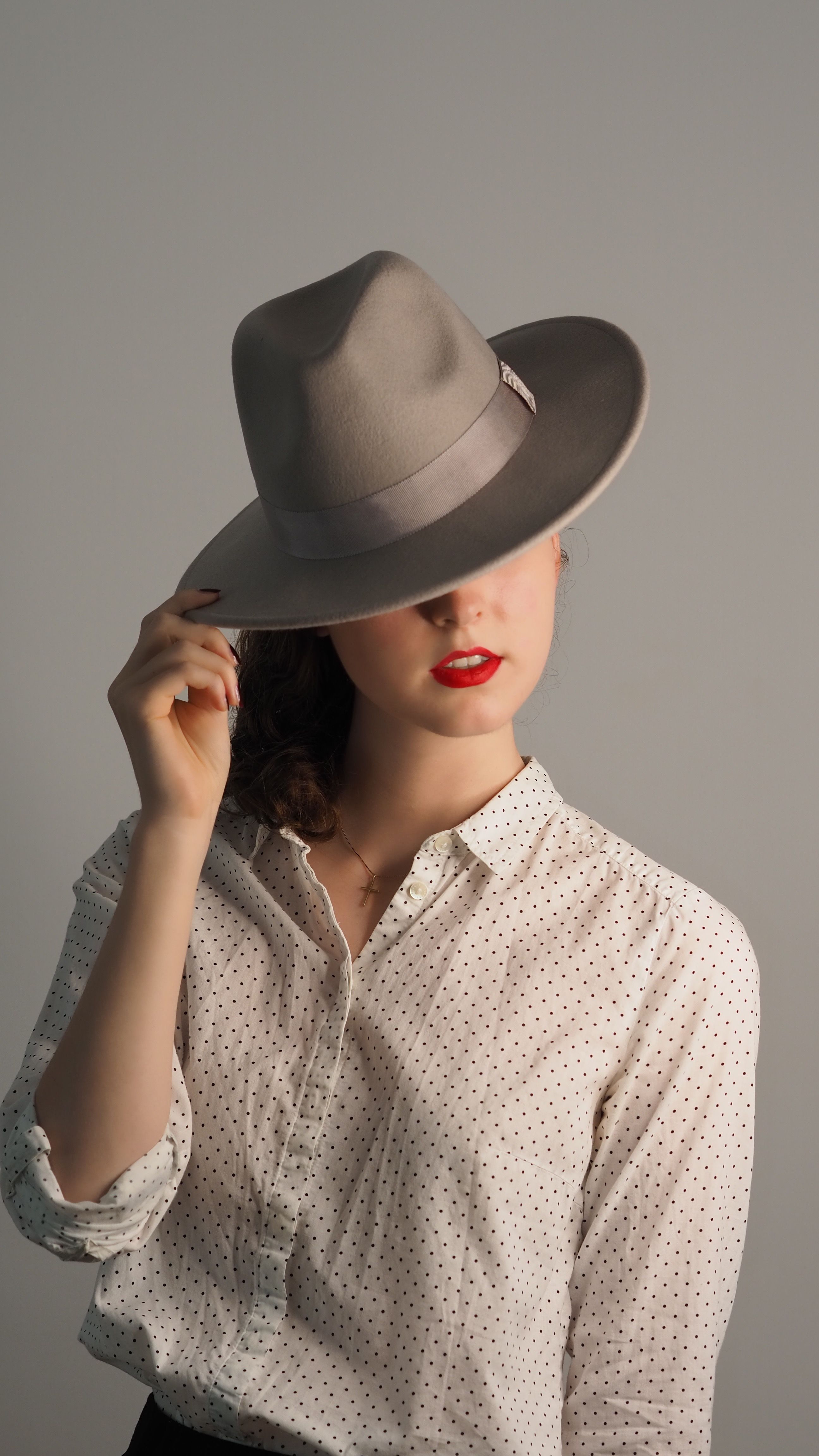 Side Profile of a Woman in White Collared Shirt · Free Stock Photo