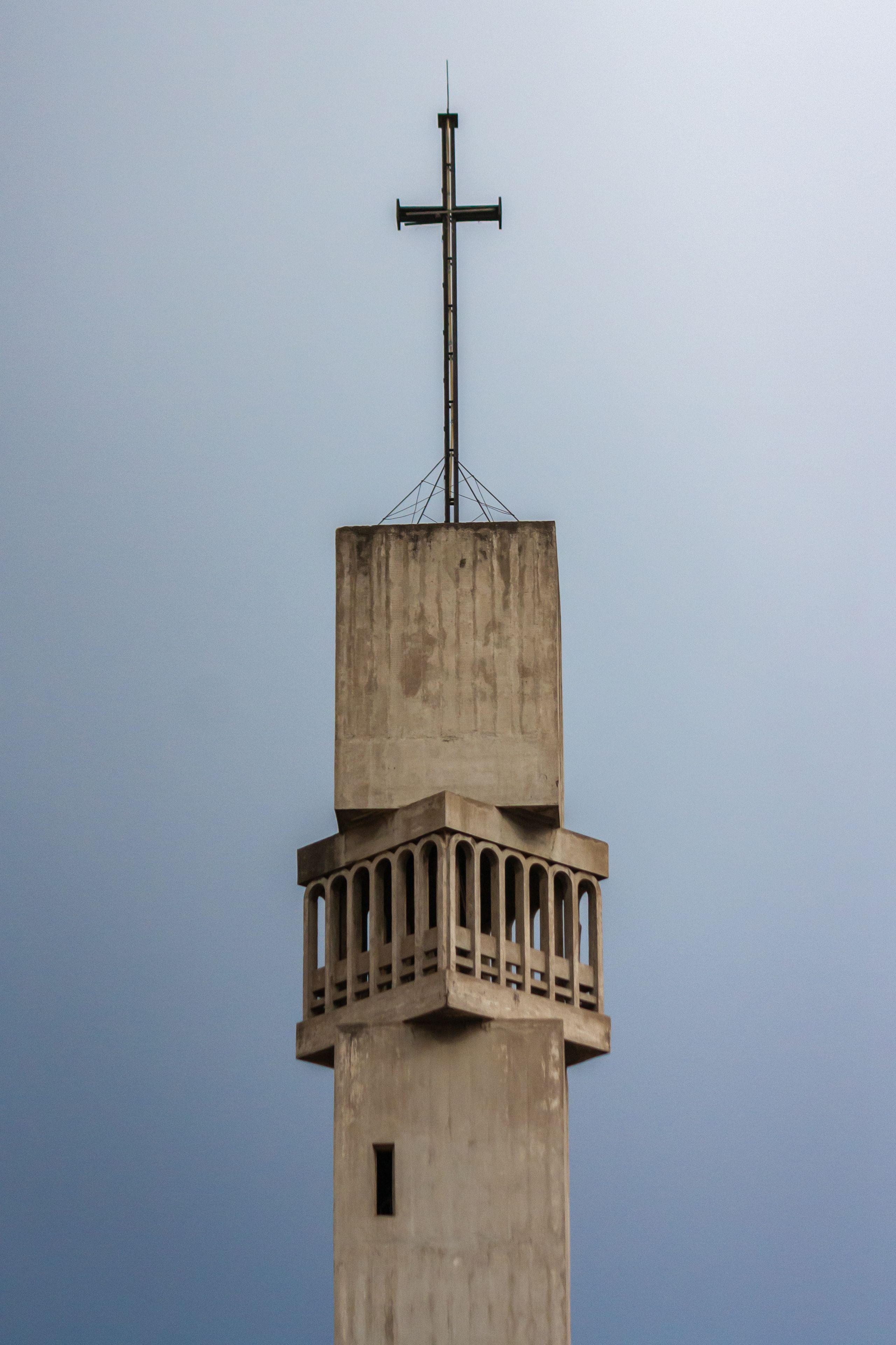 Cross on a Tower · Free Stock Photo