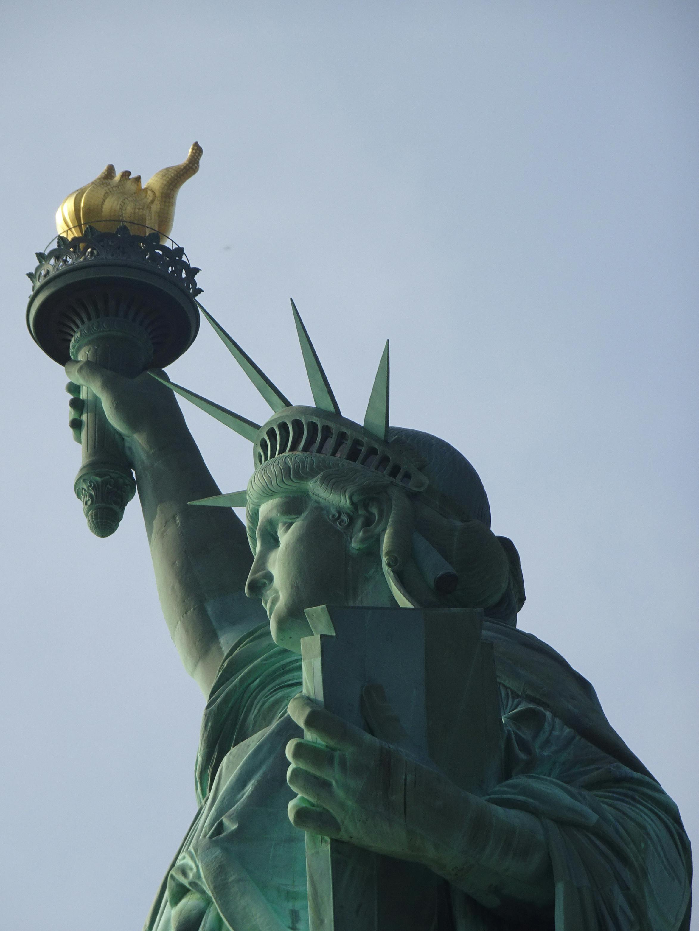 Top of Statue of Liberty · Free Stock Photo