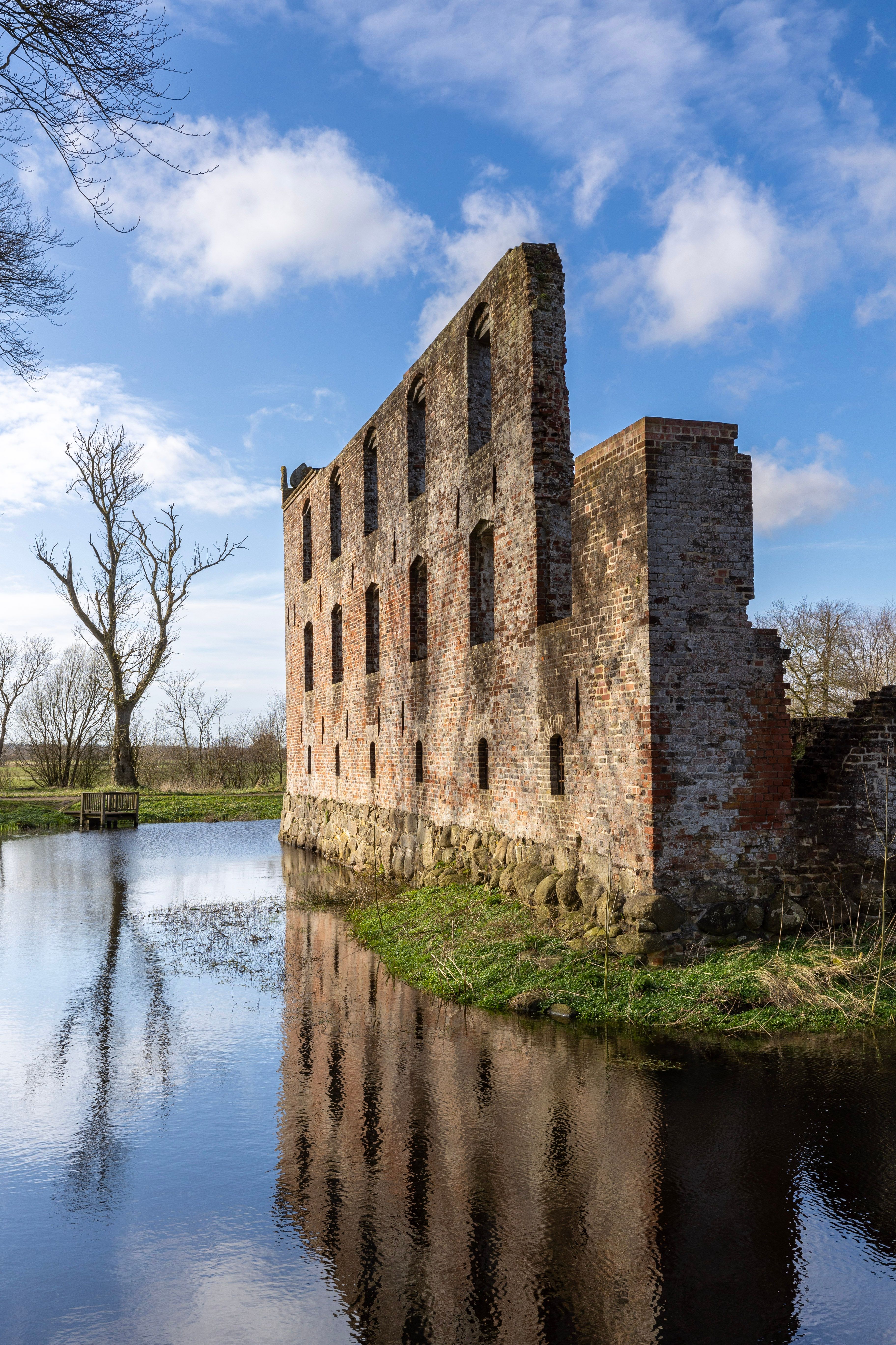 Trojborg Castle Ruins in Denmark · Free Stock Photo