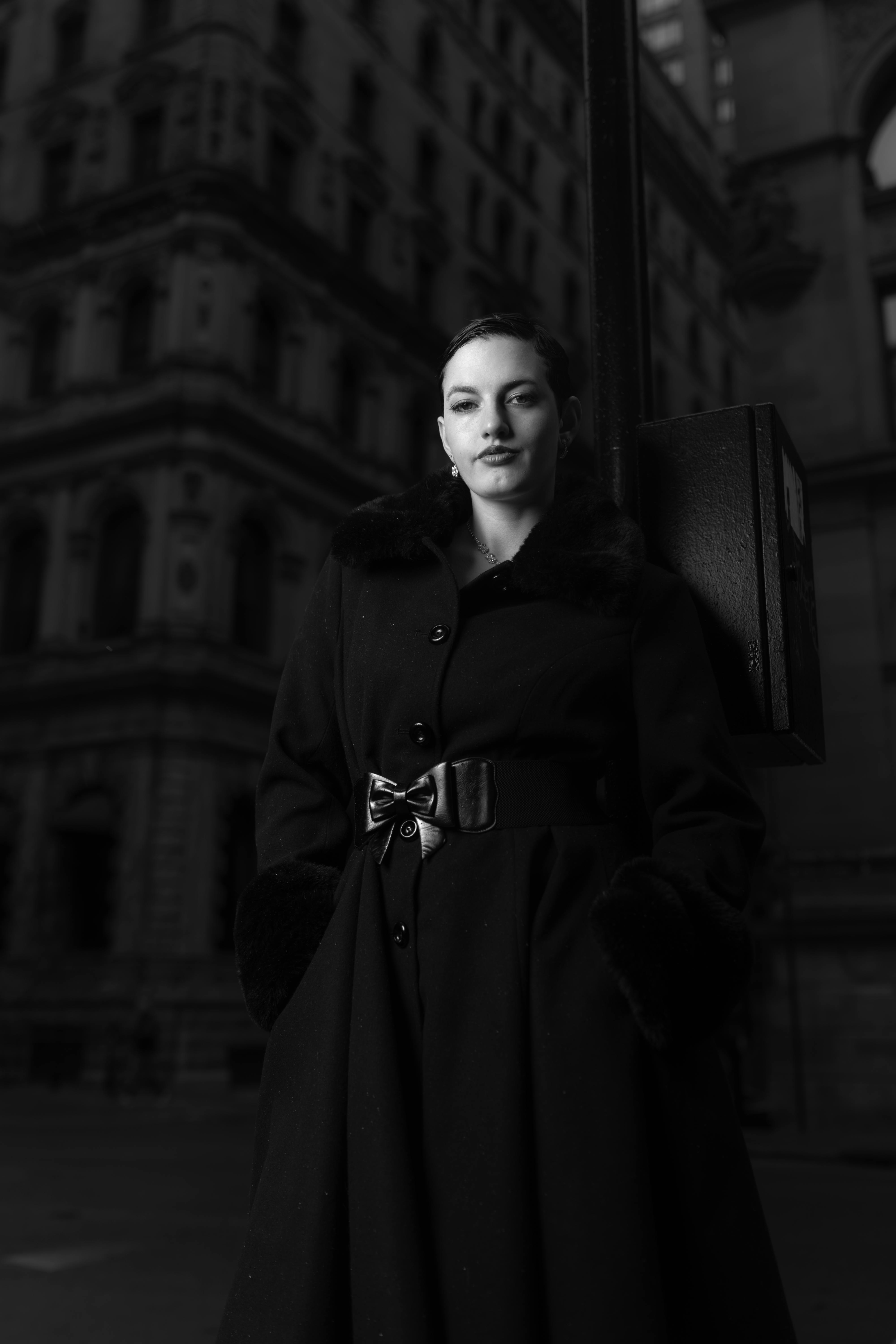 Black Model In Front Of A Building Photos, Download The BEST Free Black ...