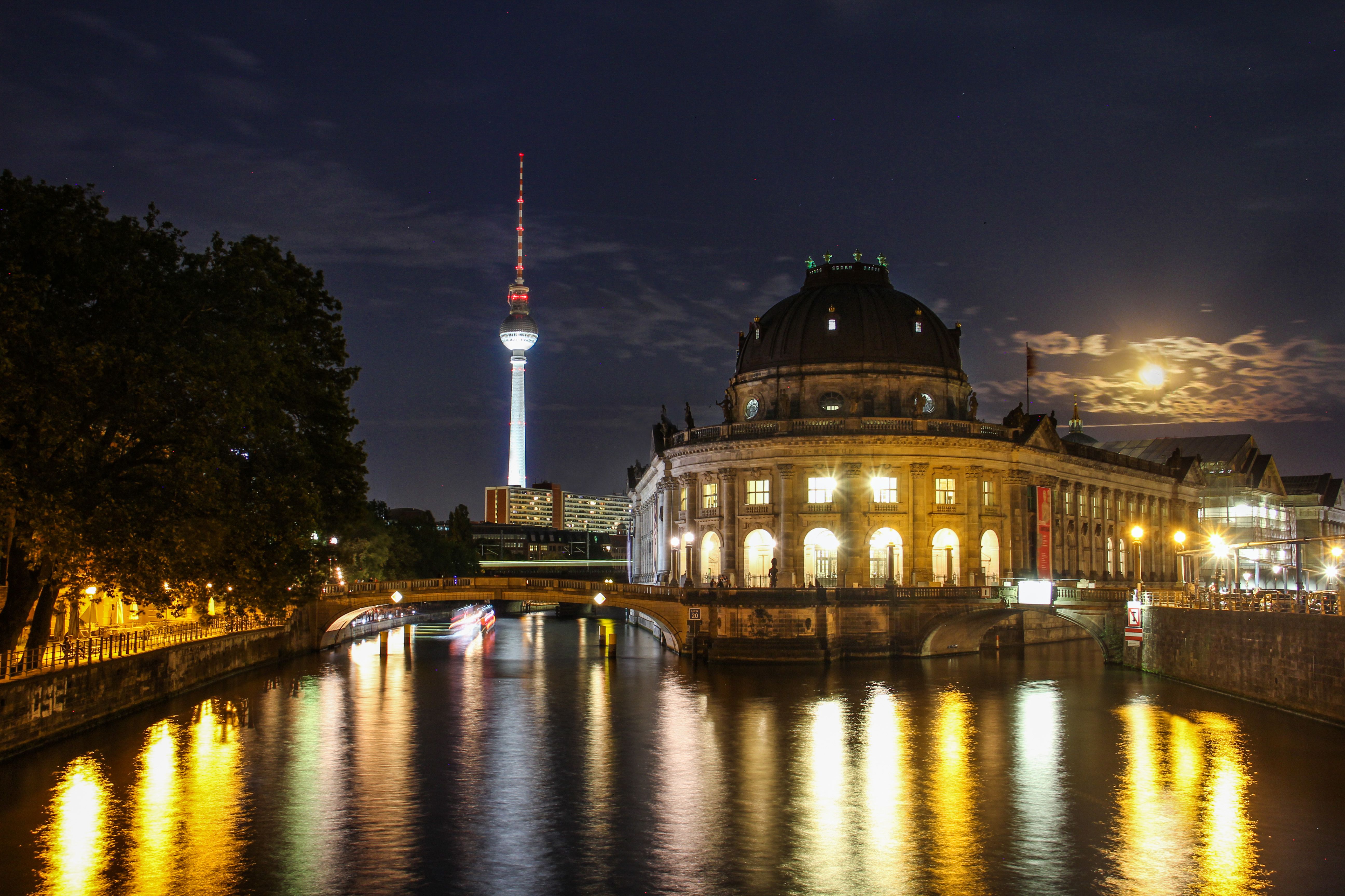 Bode Museum in Berlin at Night · Free Stock Photo