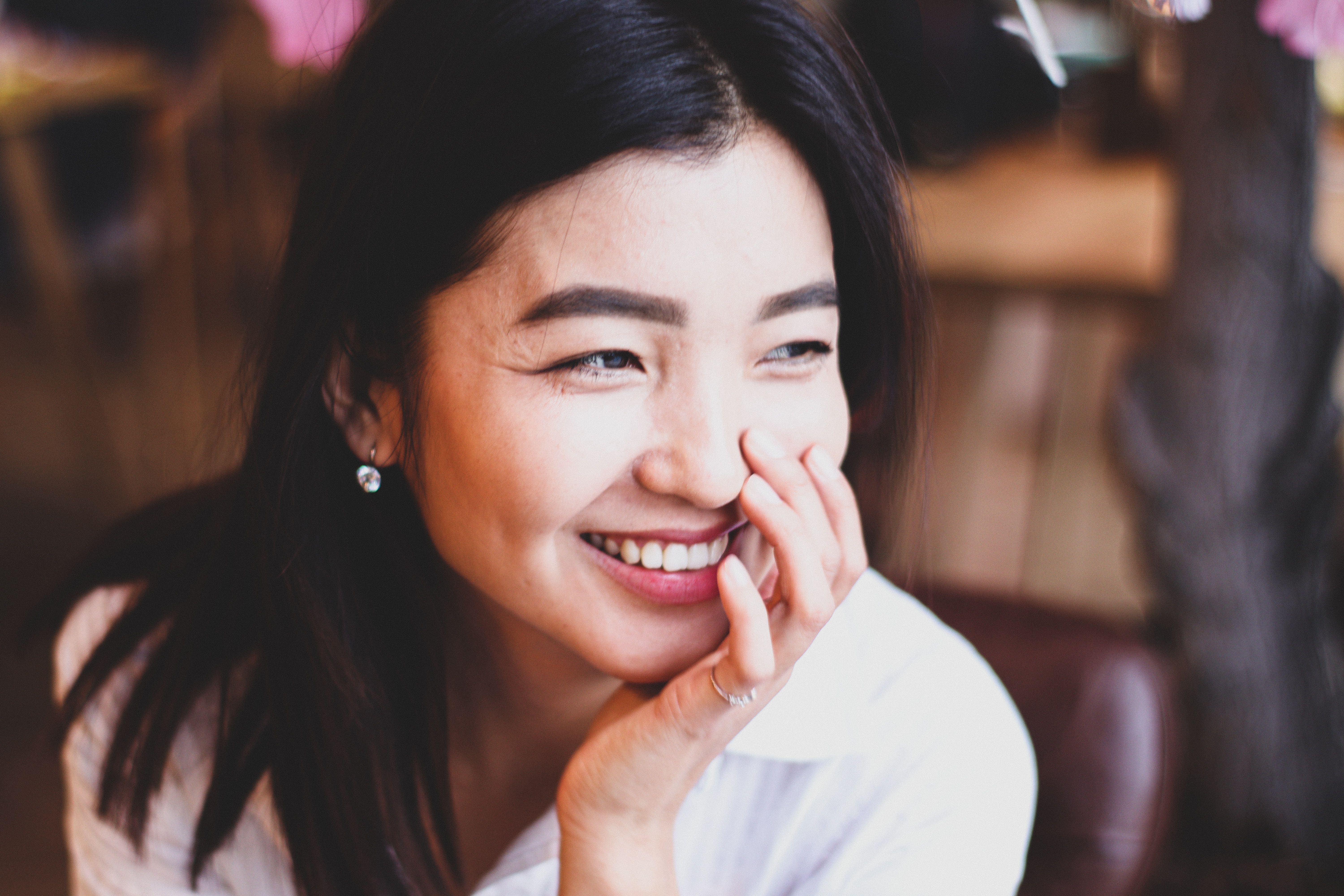 Portrait of Smiling Woman · Free Stock Photo