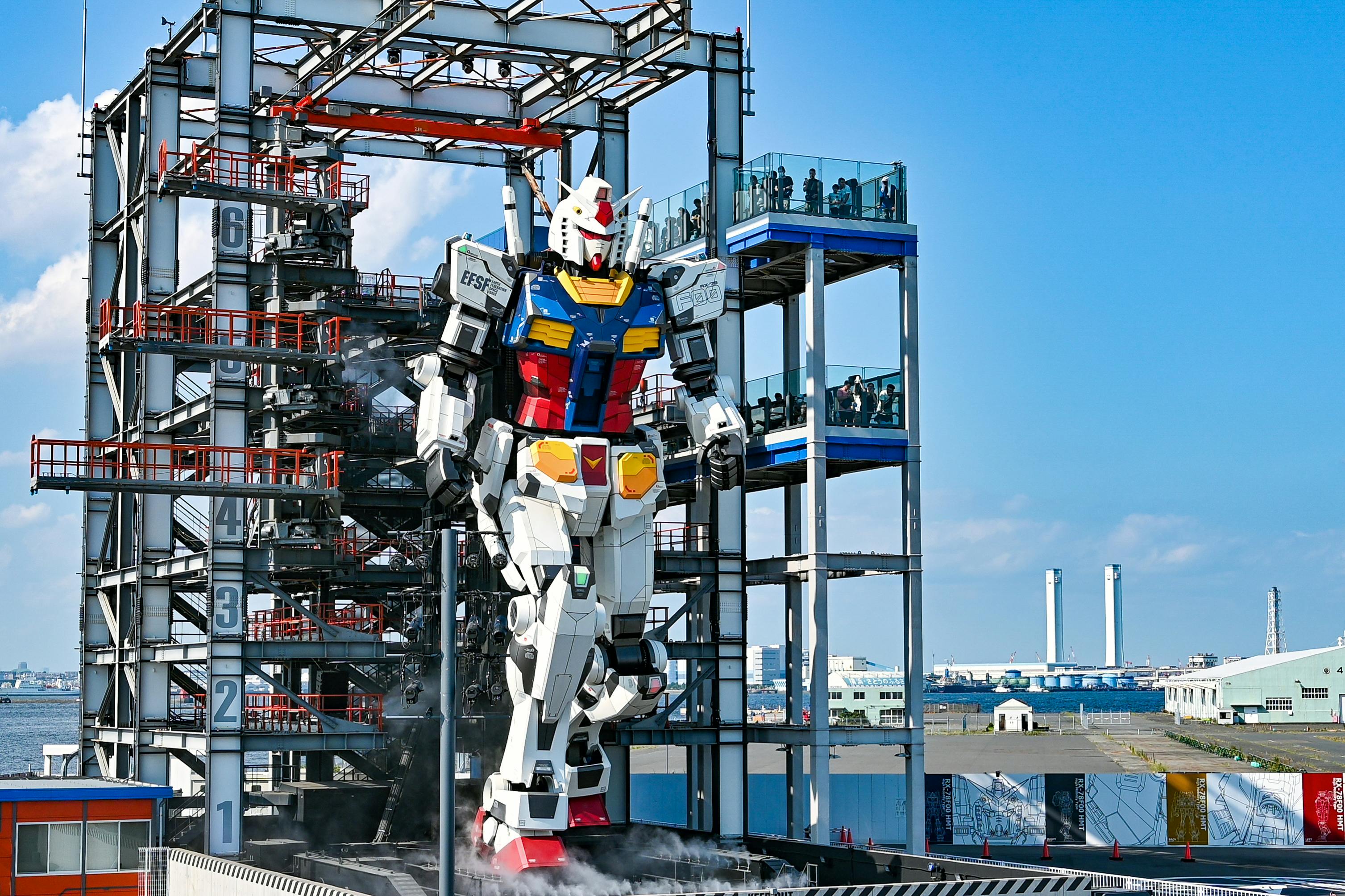 Robot in Gundam Factory Yokohama in Japan · Free Stock Photo