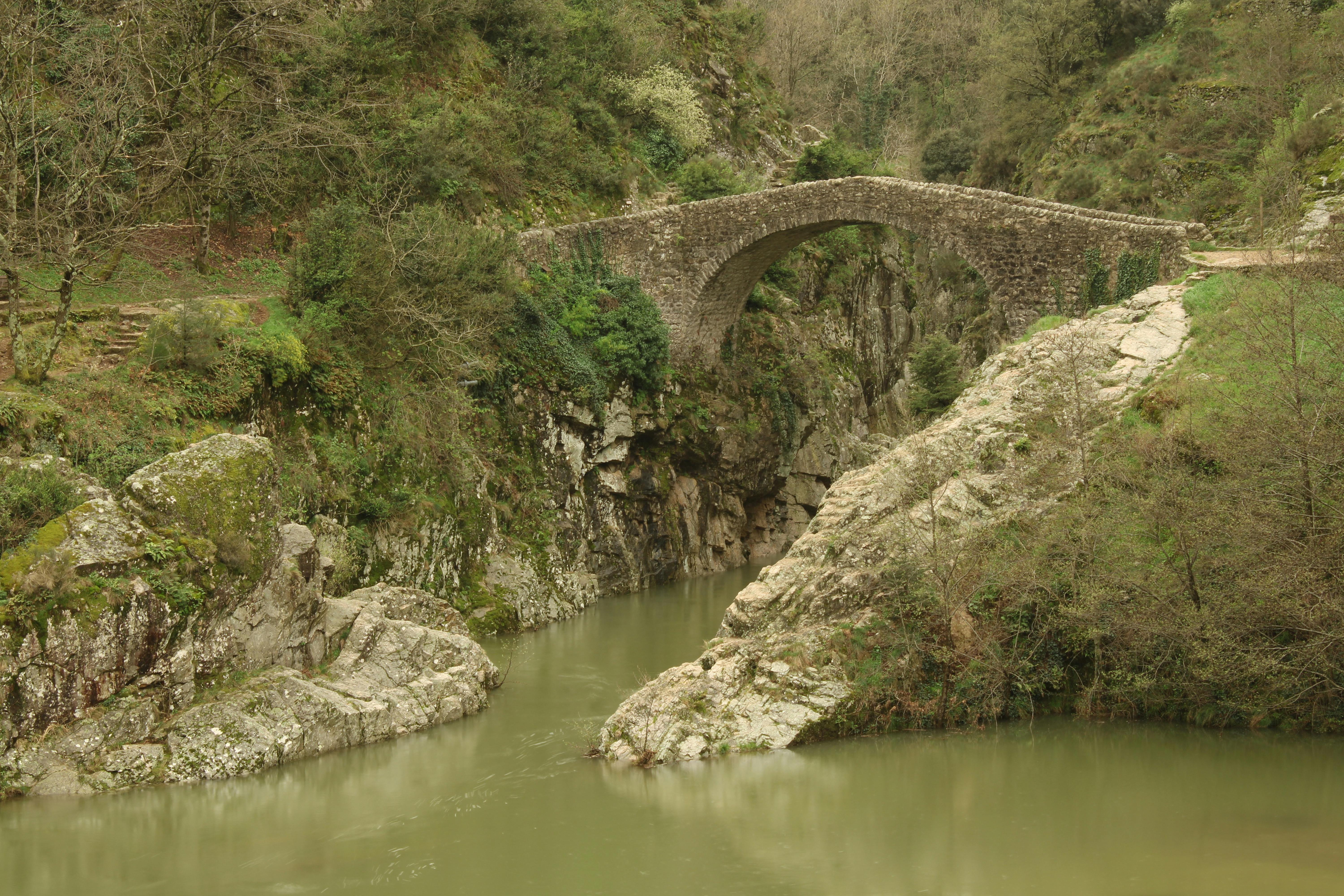 Medieval Stone Bridge over the River · Free Stock Photo